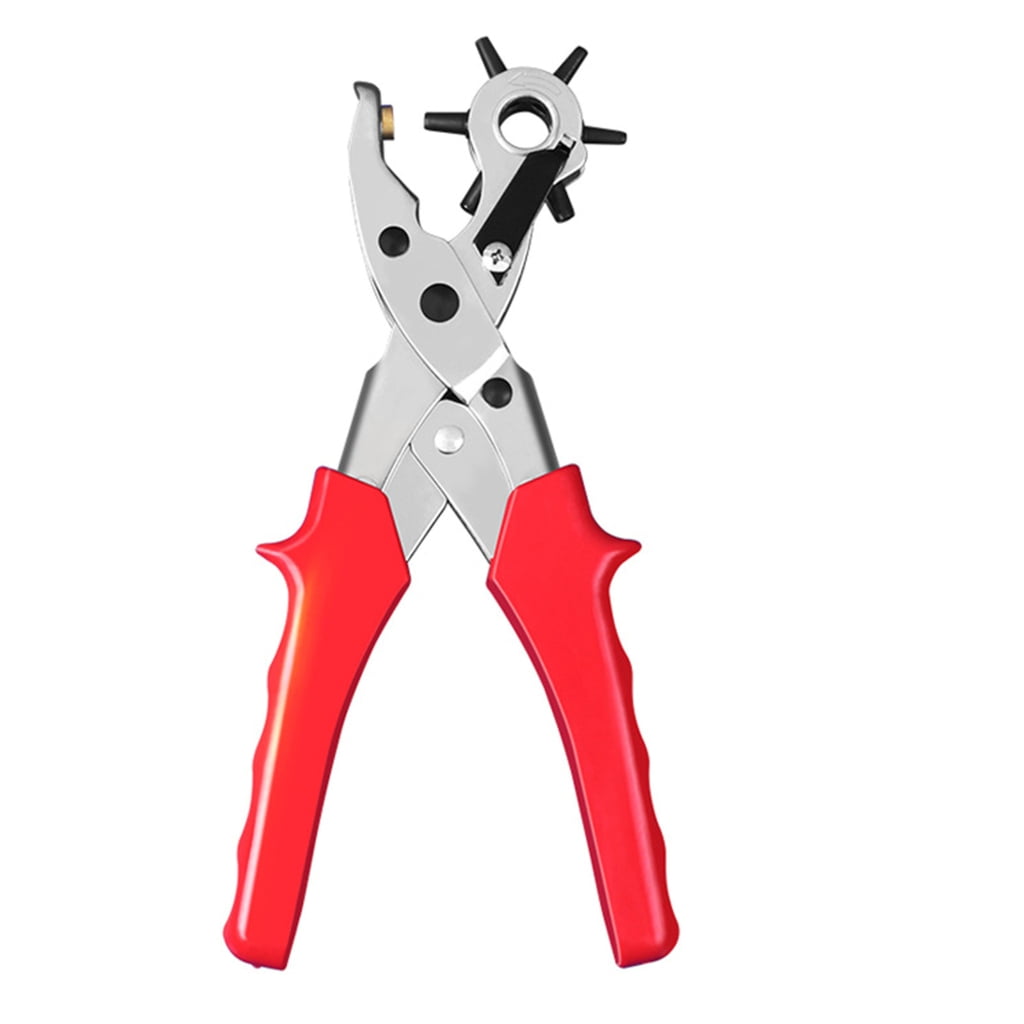 Leather Hole Punch Heavy Duty Rotating Eye Punch Handy Belt Piler ...