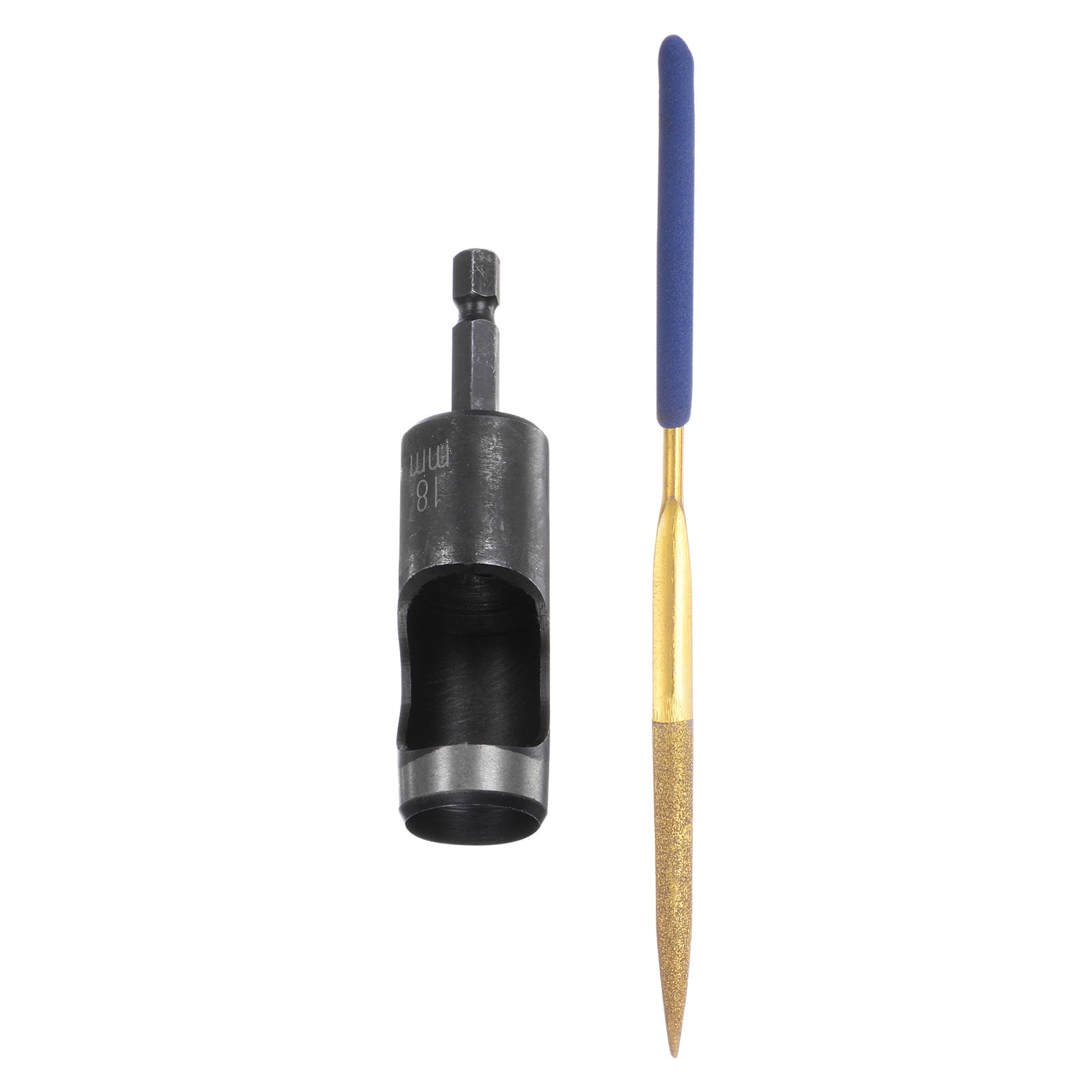 Leather Hole Punch Tool 18mm 45#Steel 1/4 Hex Shank Drill Bits Electric ...