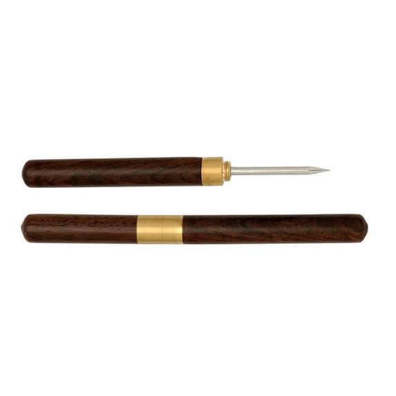 Leather Hole Punching Awl Handle Leather Punching Awl with Protective ...