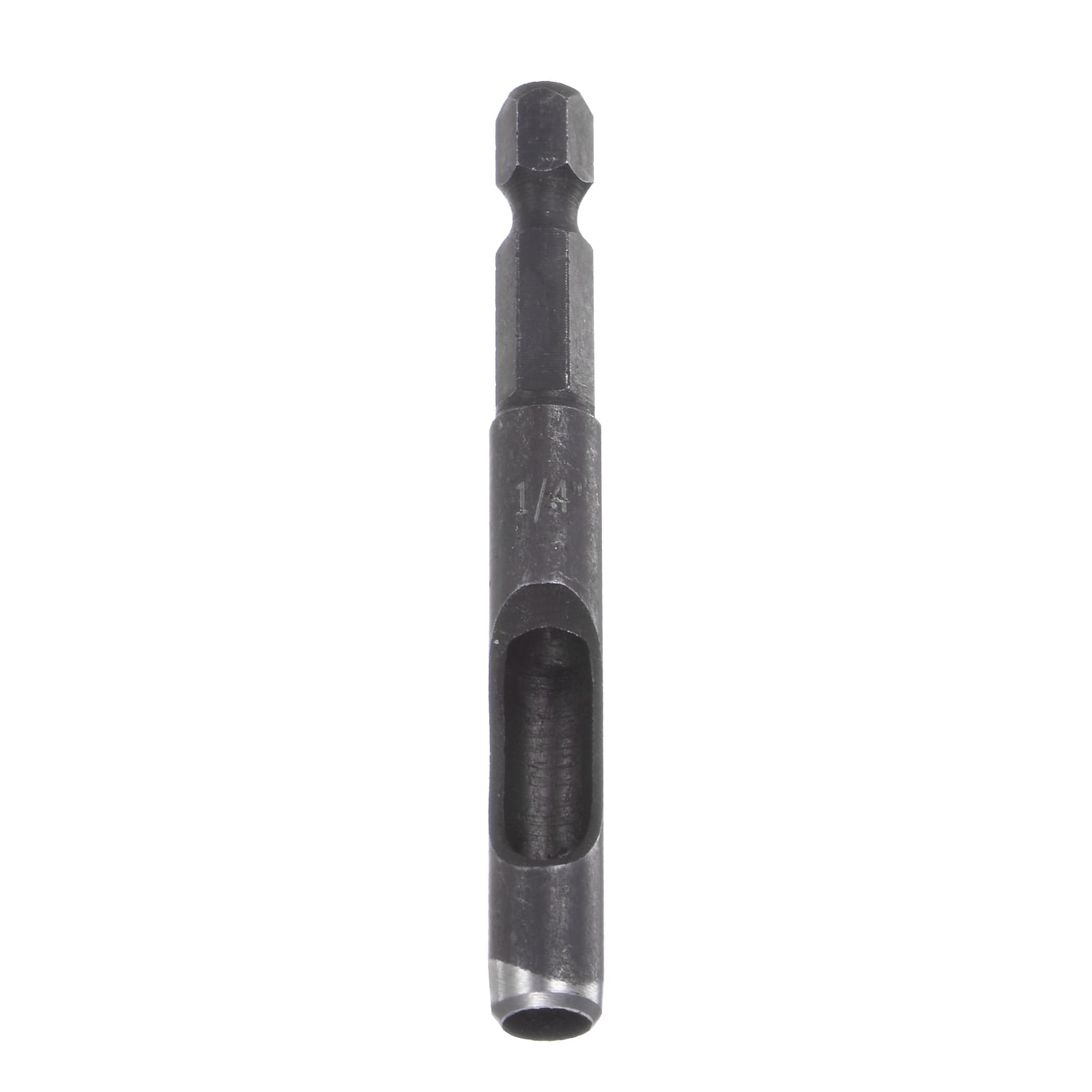 Leather Hollow Punch Hex Shank for Drills, 1/4" Dia Hole Punch for ...