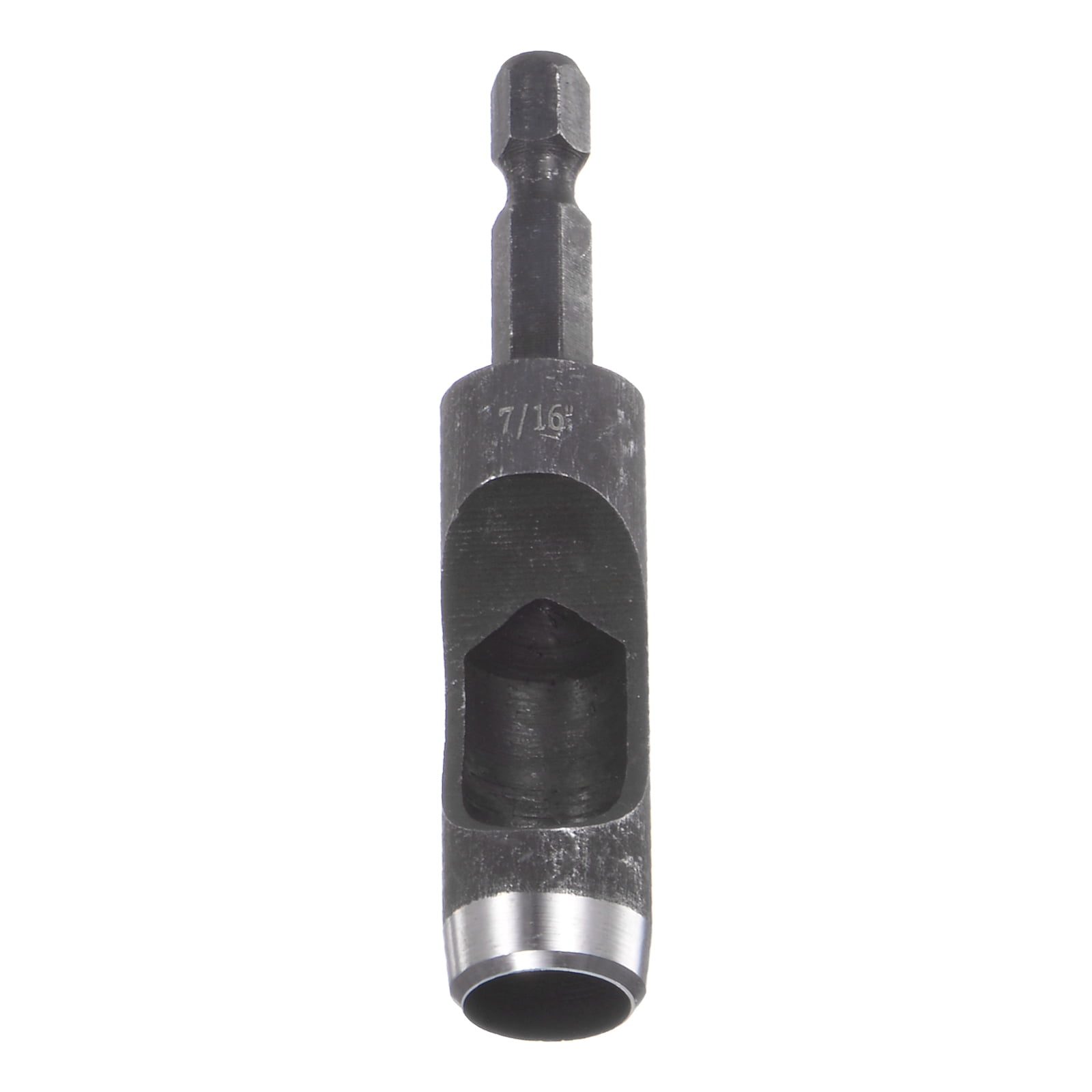 Leather Hollow Punch Hex Shank for Drills, 7/16" Dia Hole Punch for ...