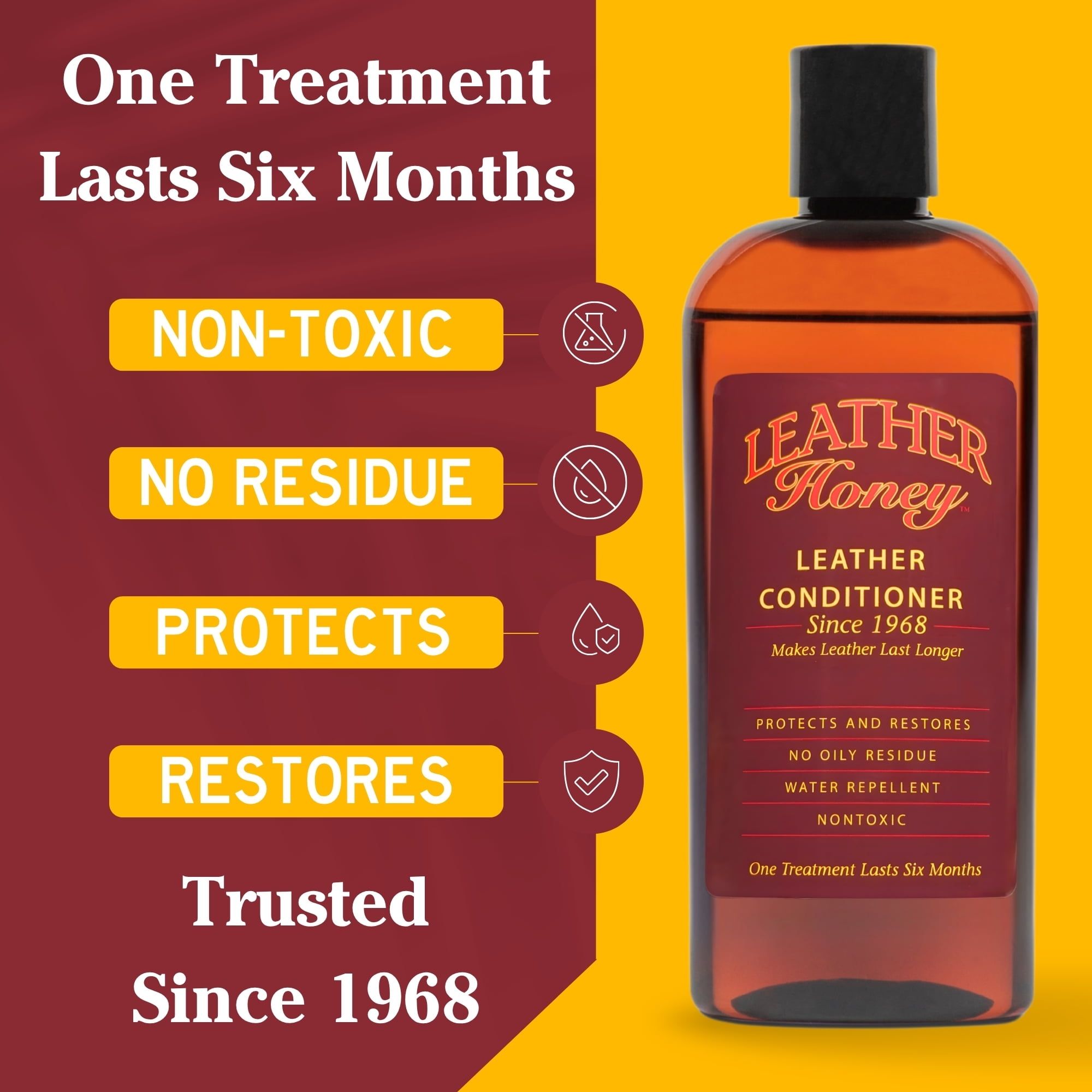 Free Shipping! Leather Honey Leather Conditioner for All Leather Items ...