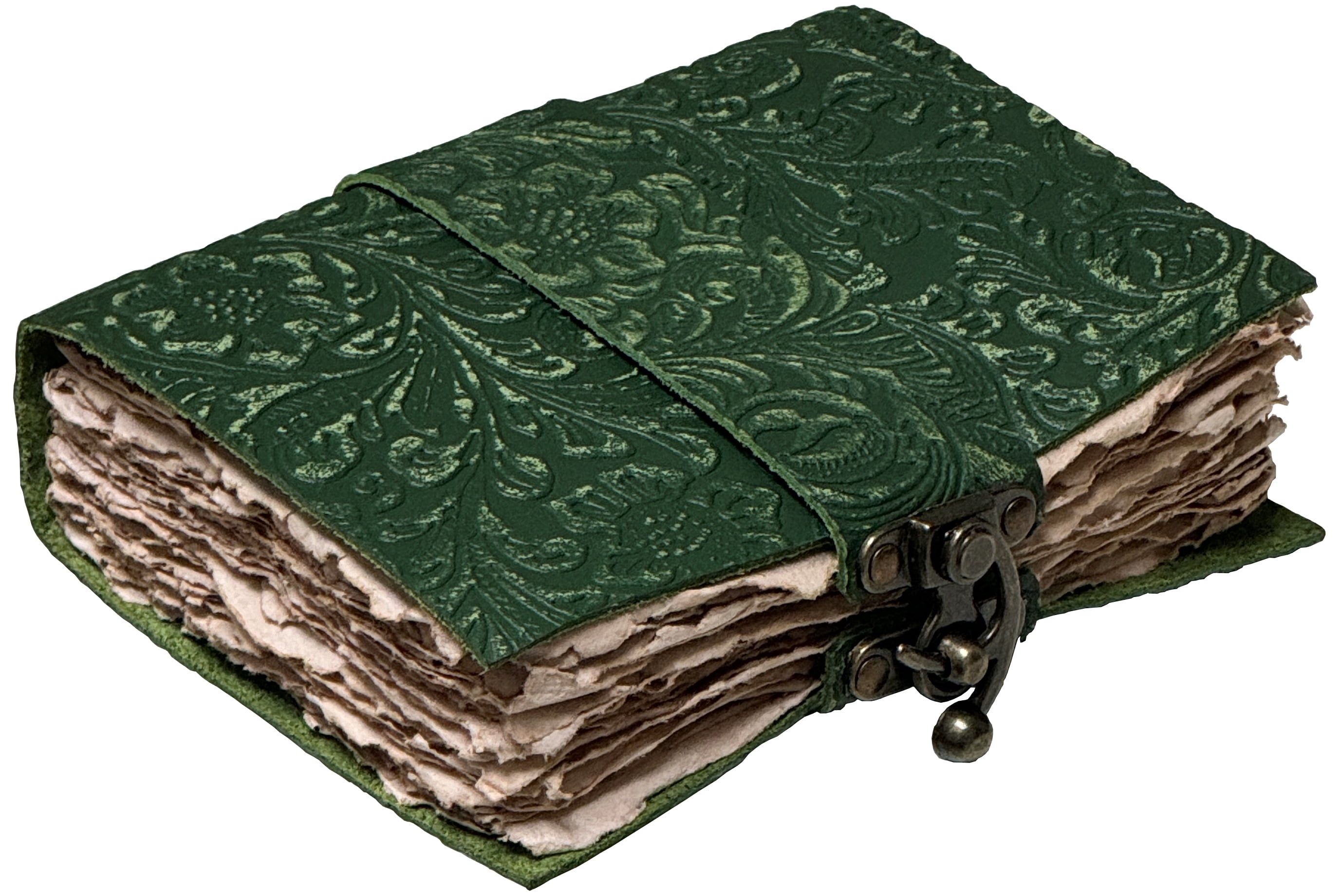 Leather Journal - Antique Handmade Deckle Edge Vintage Paper - Vintage ...