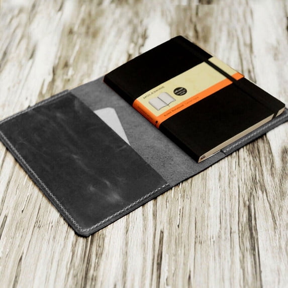 Leather Journal Field Notes Moleskine Leather Cover 3.5 x 5.5" size ...