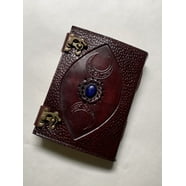 AGWANI HANDICRAFT Vintage Handmade Leather Spell Book, Journal, Diary ...