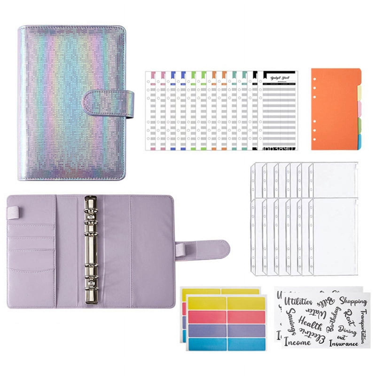 Leather Journal Notebook A6 Binder Notepad Refillable Binder Planner ...