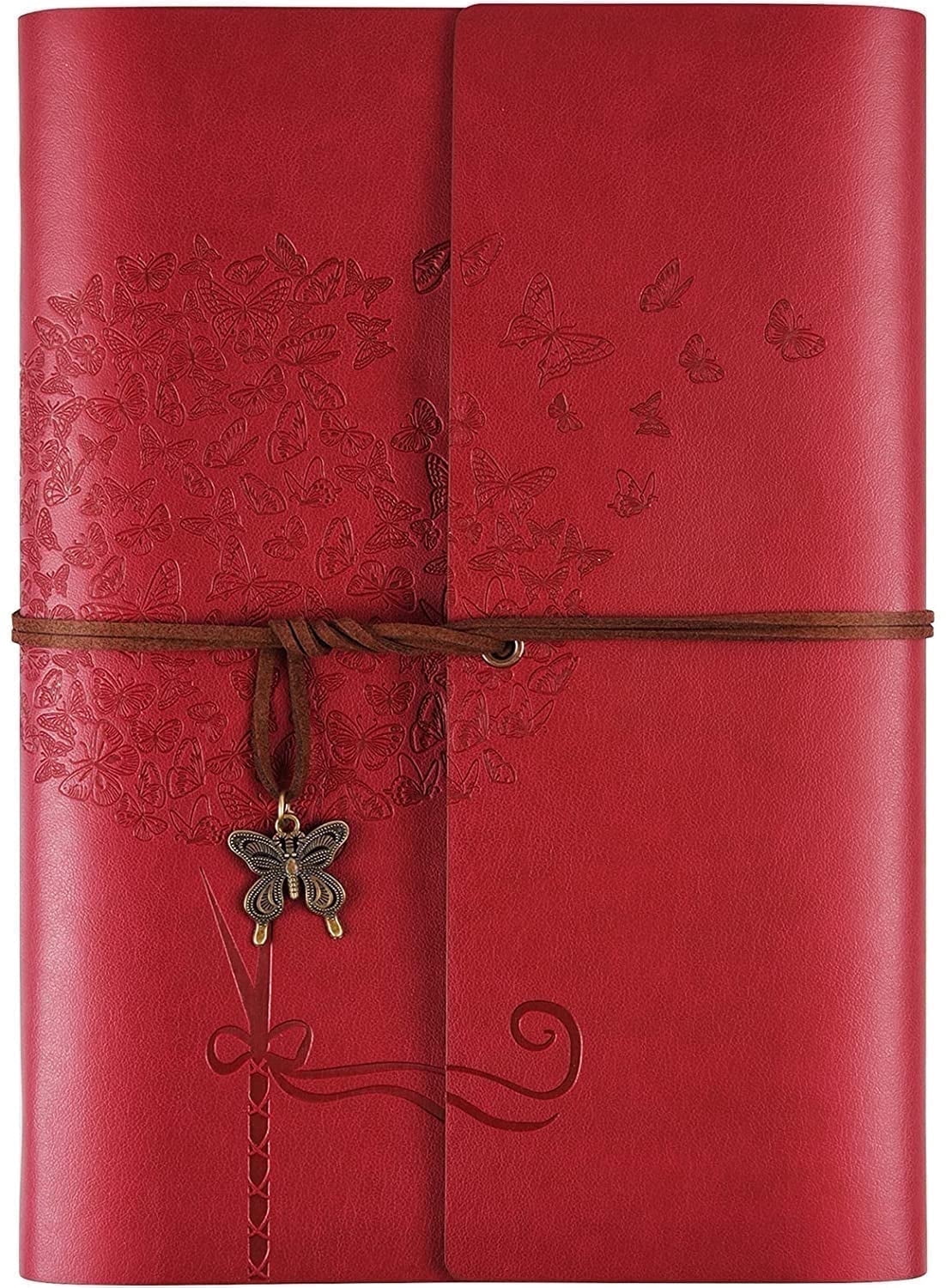 "OMEYA Leather Journal Notebook, Refillable A5 Diary Planner, 6.3""x9.3 ...