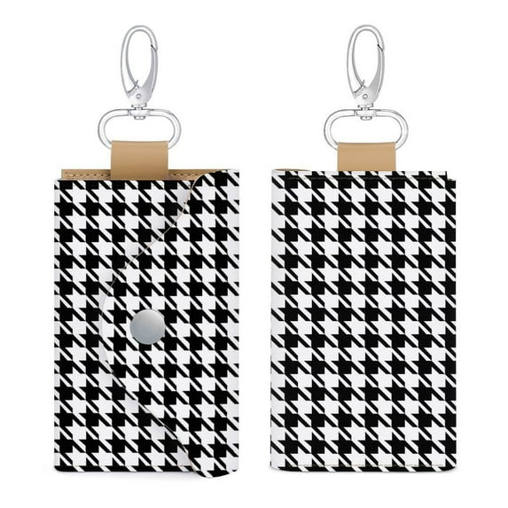 Leather Key Bag 2.8×4.5in Convenient Storage Fine Workmanship For ...