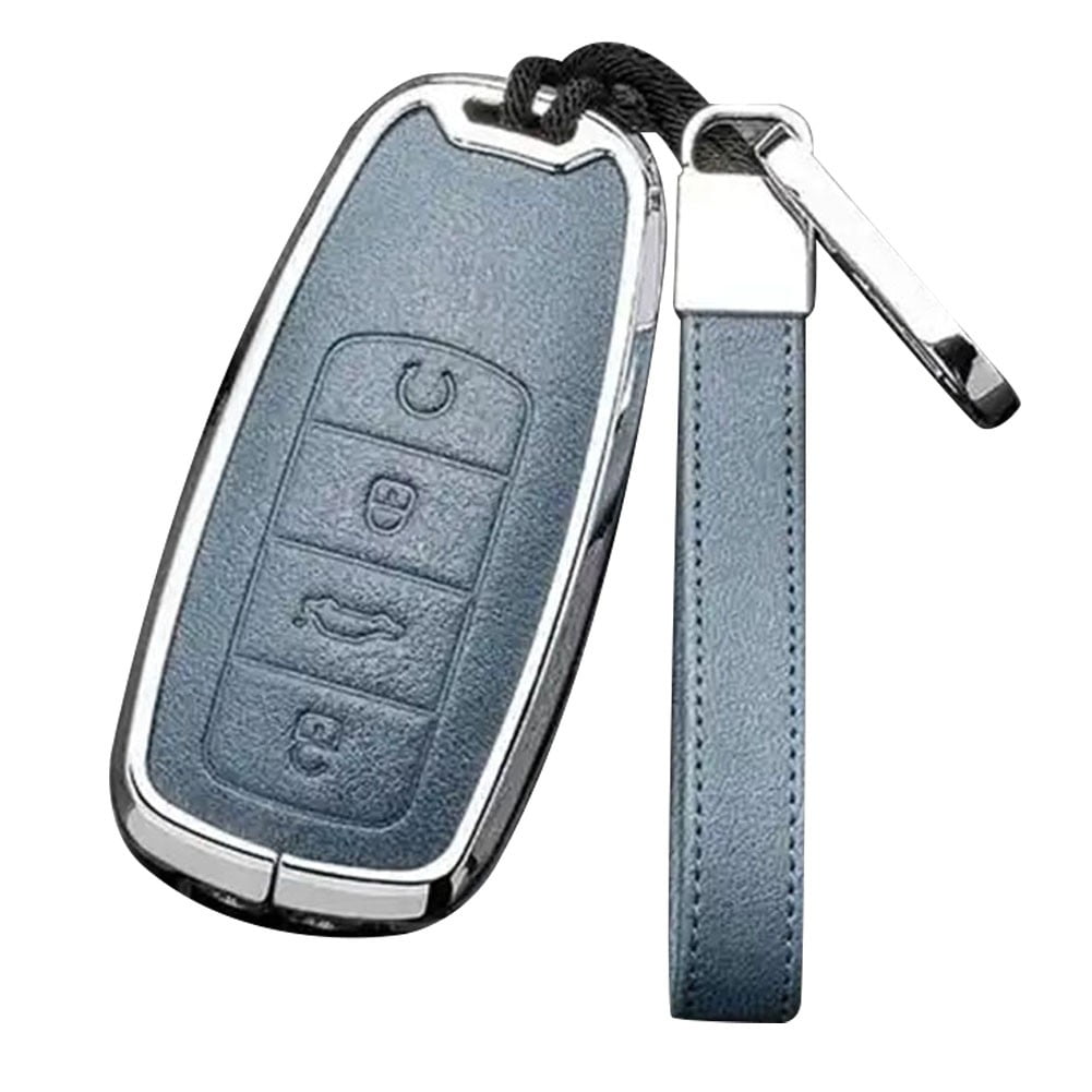 Leather Key Case Cover for Chery Tiggo 8 with 7 and 8 Remote Fob Holder ...