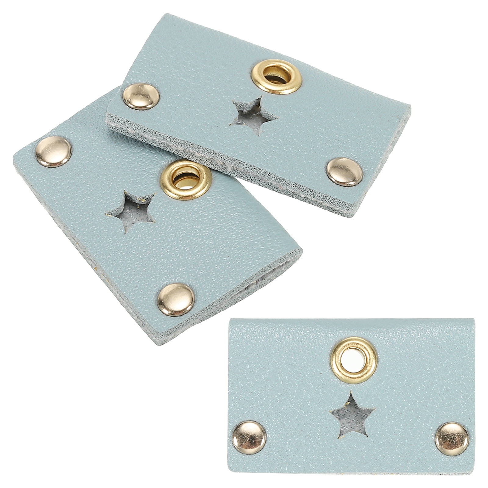 Leather Key Cover Vintage Keys Identifiers Tags Marker Sleeve, Sky Blue ...