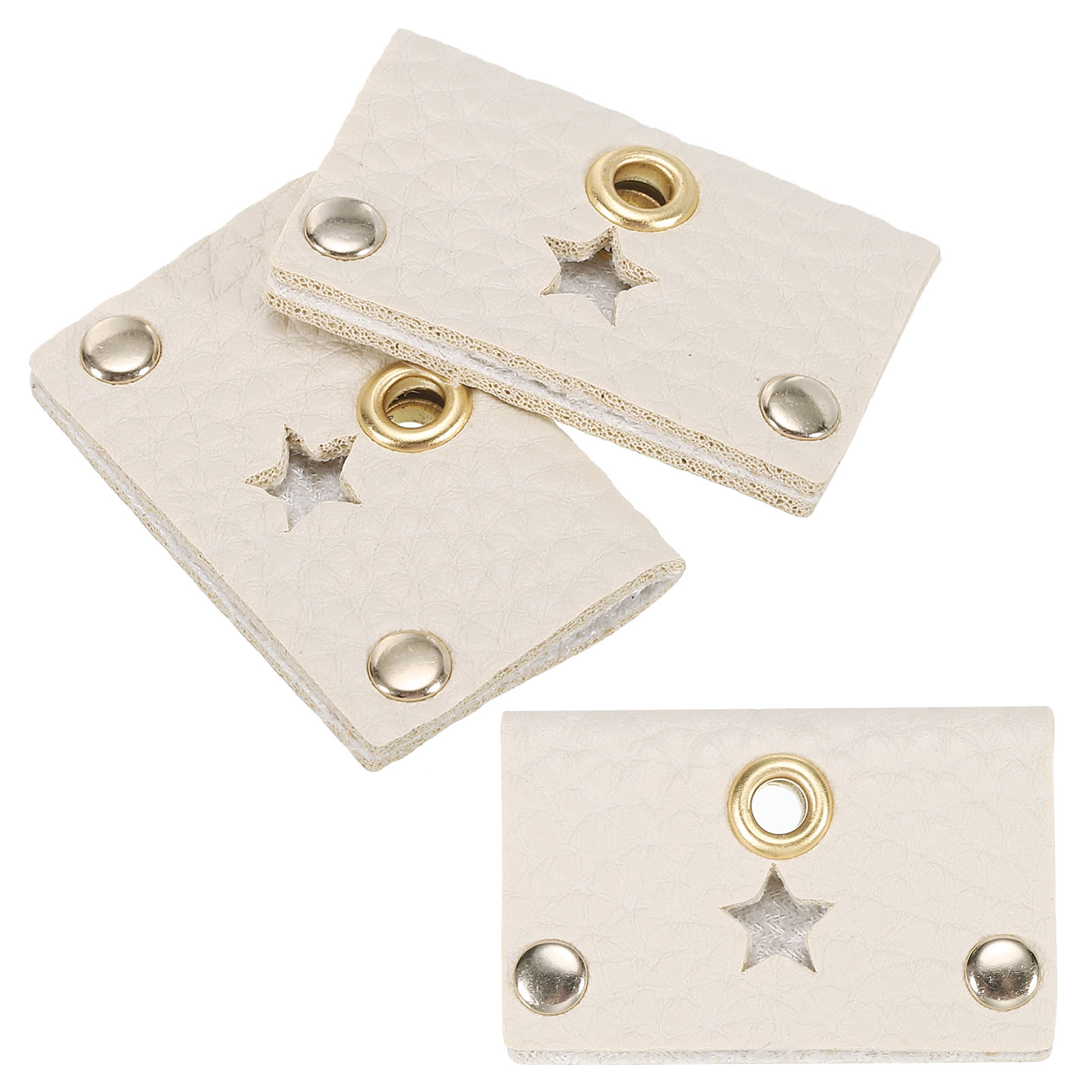 Leather Key Cover Vintage Keys Identifiers Tags Marker Sleeve, White, 3 ...