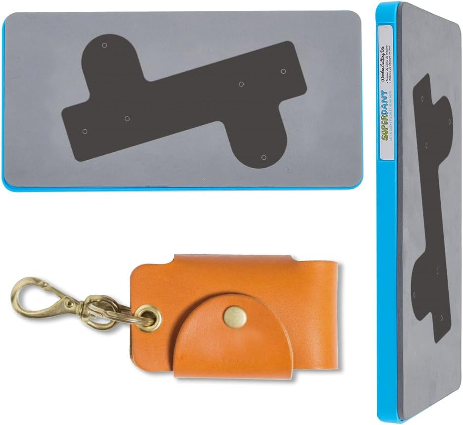 Leather Key Holder Pocket Cutting Dies Vehicle Key Ring Organizer Die ...