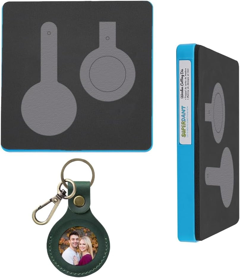Leather Keychain Cutting Die Photo Case Key Ring Die Cutter DIY Wooden ...