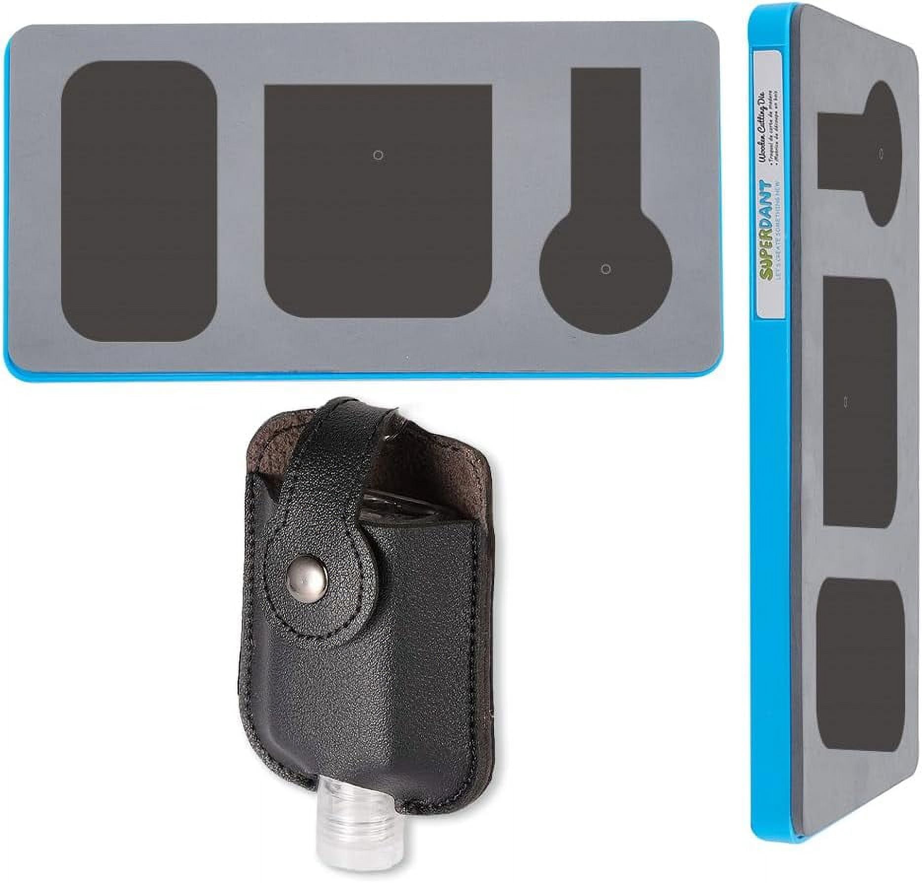 Leather Keychain Holder Cutting Die Mini Bottle Portable Key Organizer ...