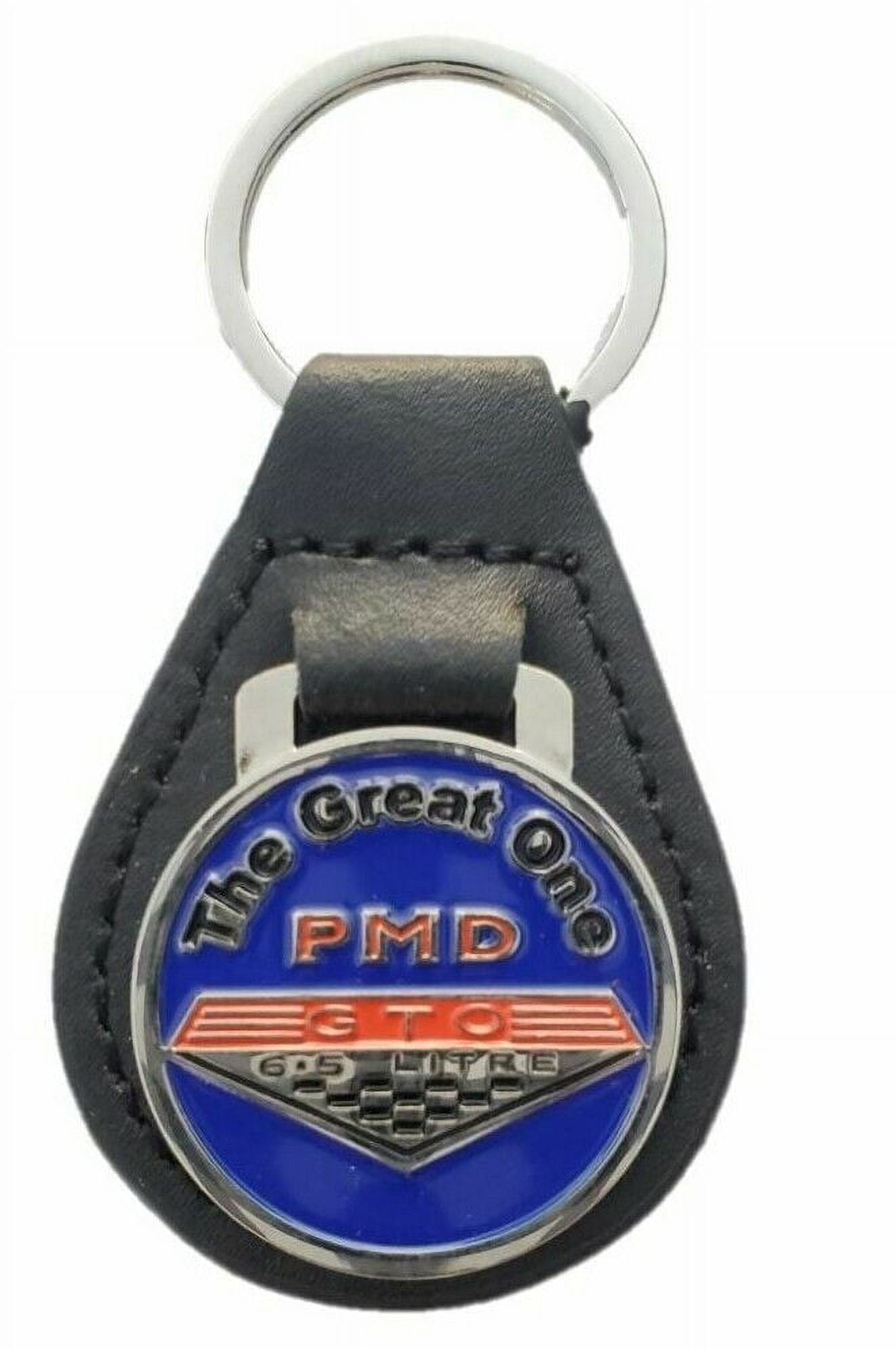 Leather Keychain Ring With PMD "The Great One" 1964-1974 Pontiac GTO ...