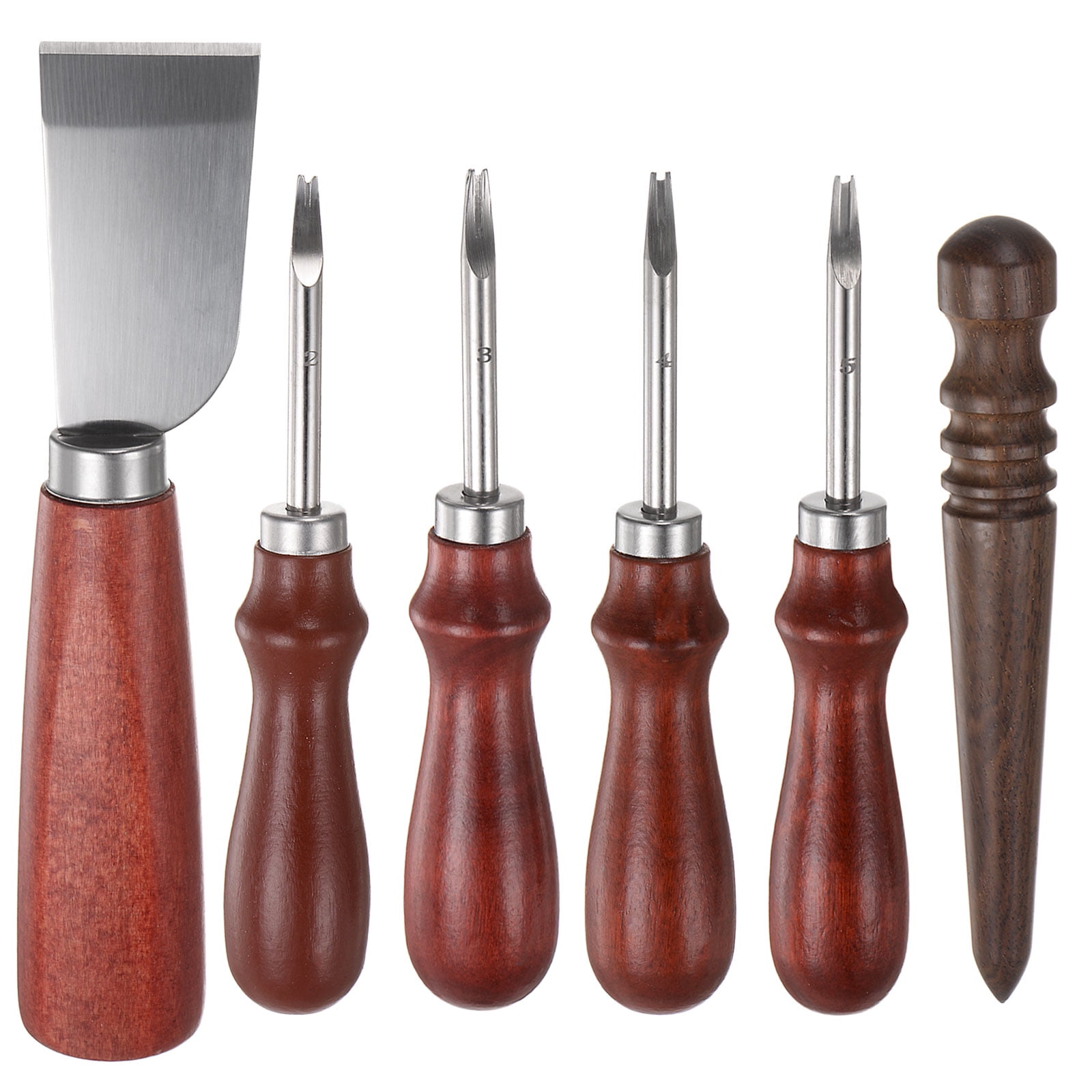 Leather Knife Set, Edge Bevelers Cutting Knife Burnisher Tool for DIY ...