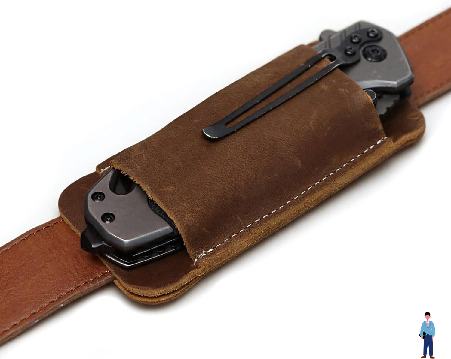 Leather Knife Sheath, Retro Belt Carrying Leather Knife Scabbard ...