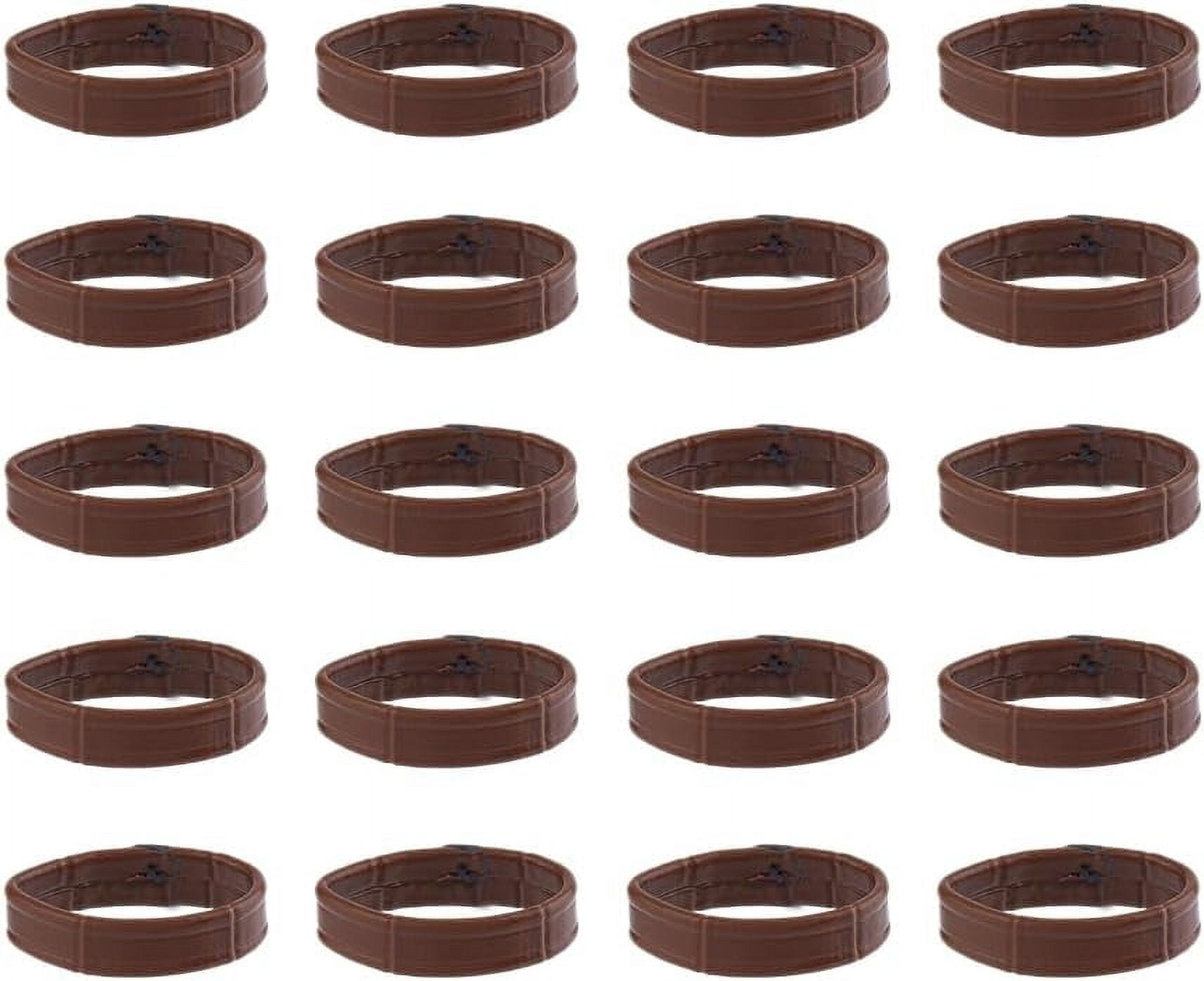 Leather Loop Keeper Leather Strap Retainer Loops Black Watch Strap Holder Loop Kit Replaceable ...