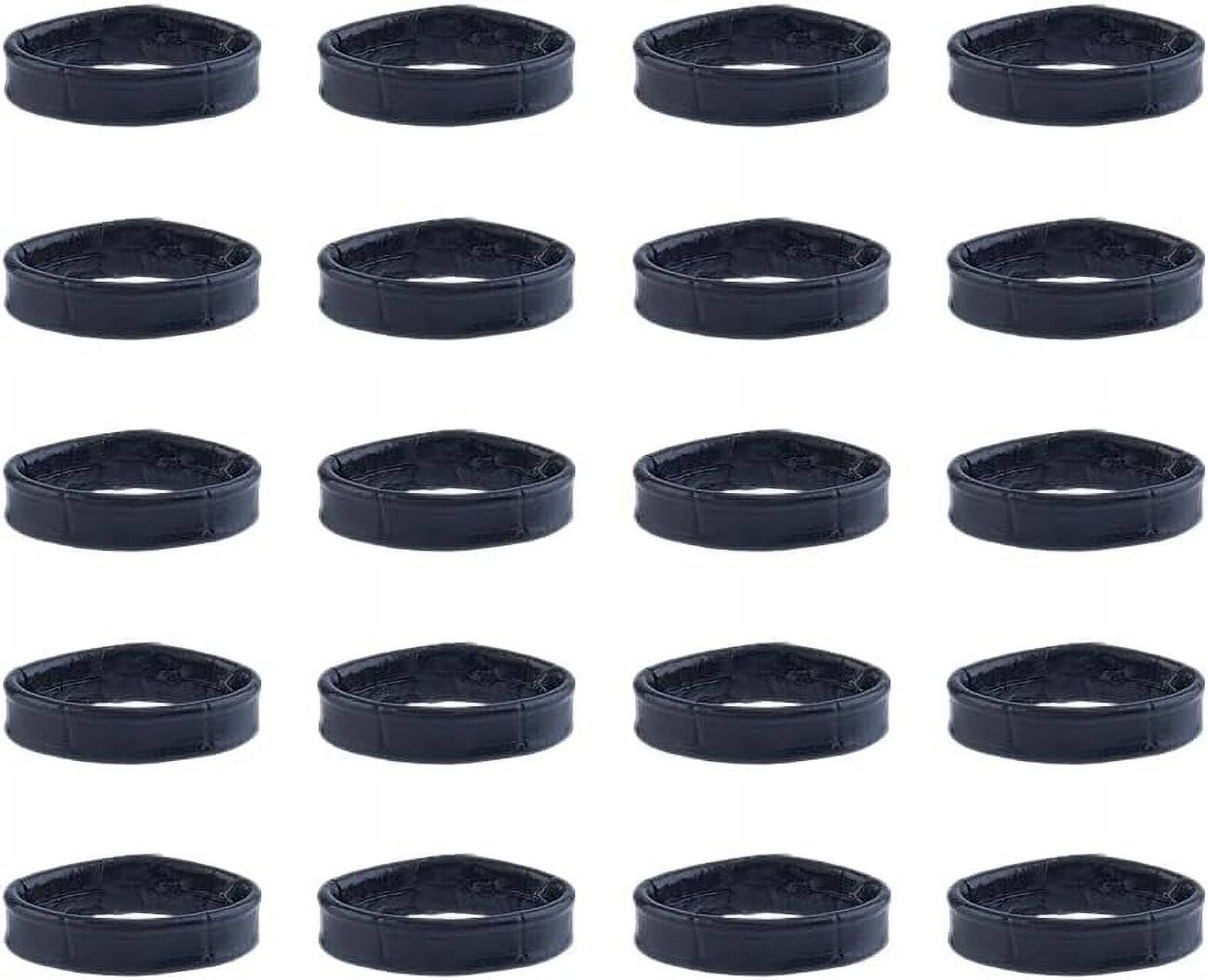 Leather Loop Keeper Leather Strap Retainer Loops Black Watch Strap ...