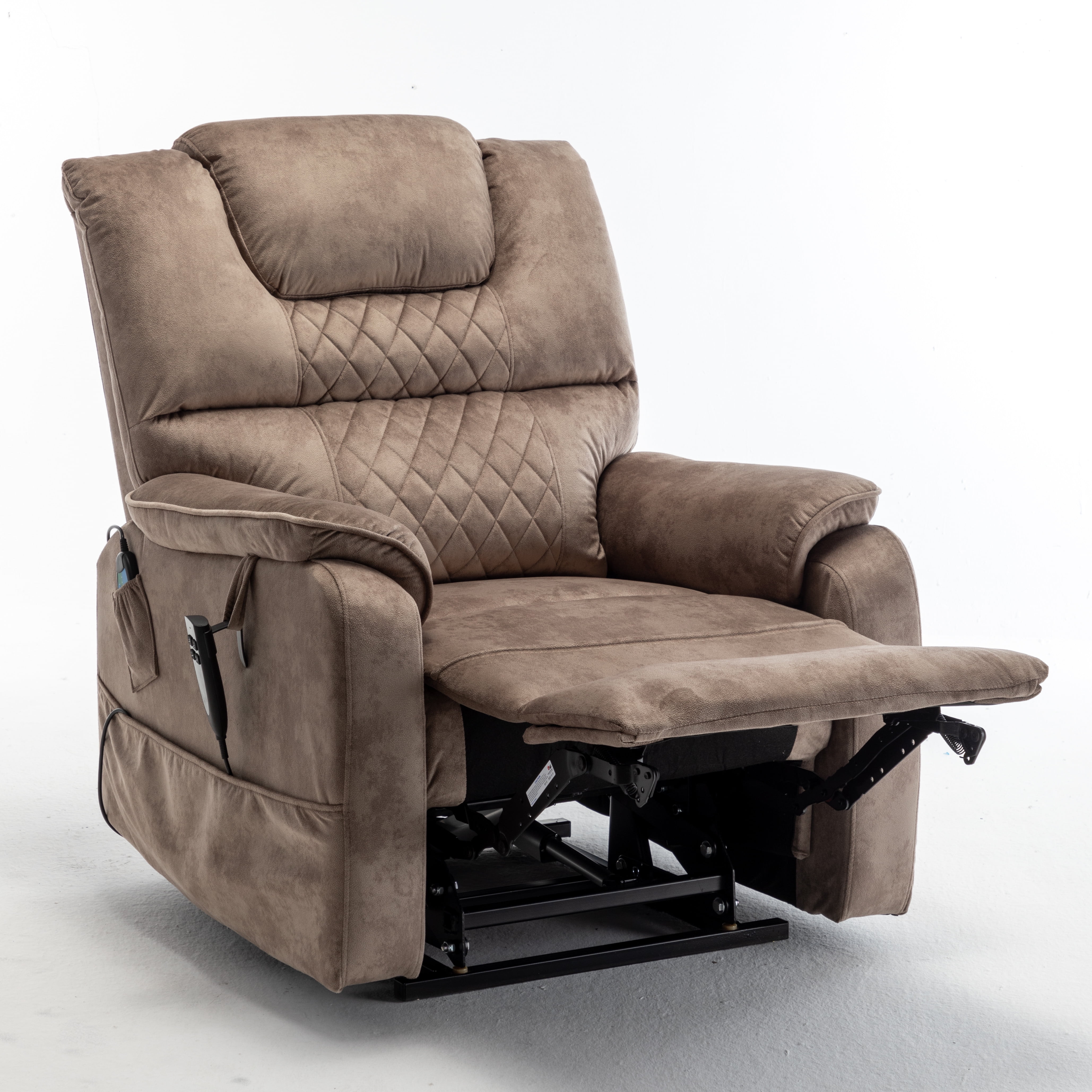 Leather Lounger Chair with Remote Control, SEGMART Single Recliner ...