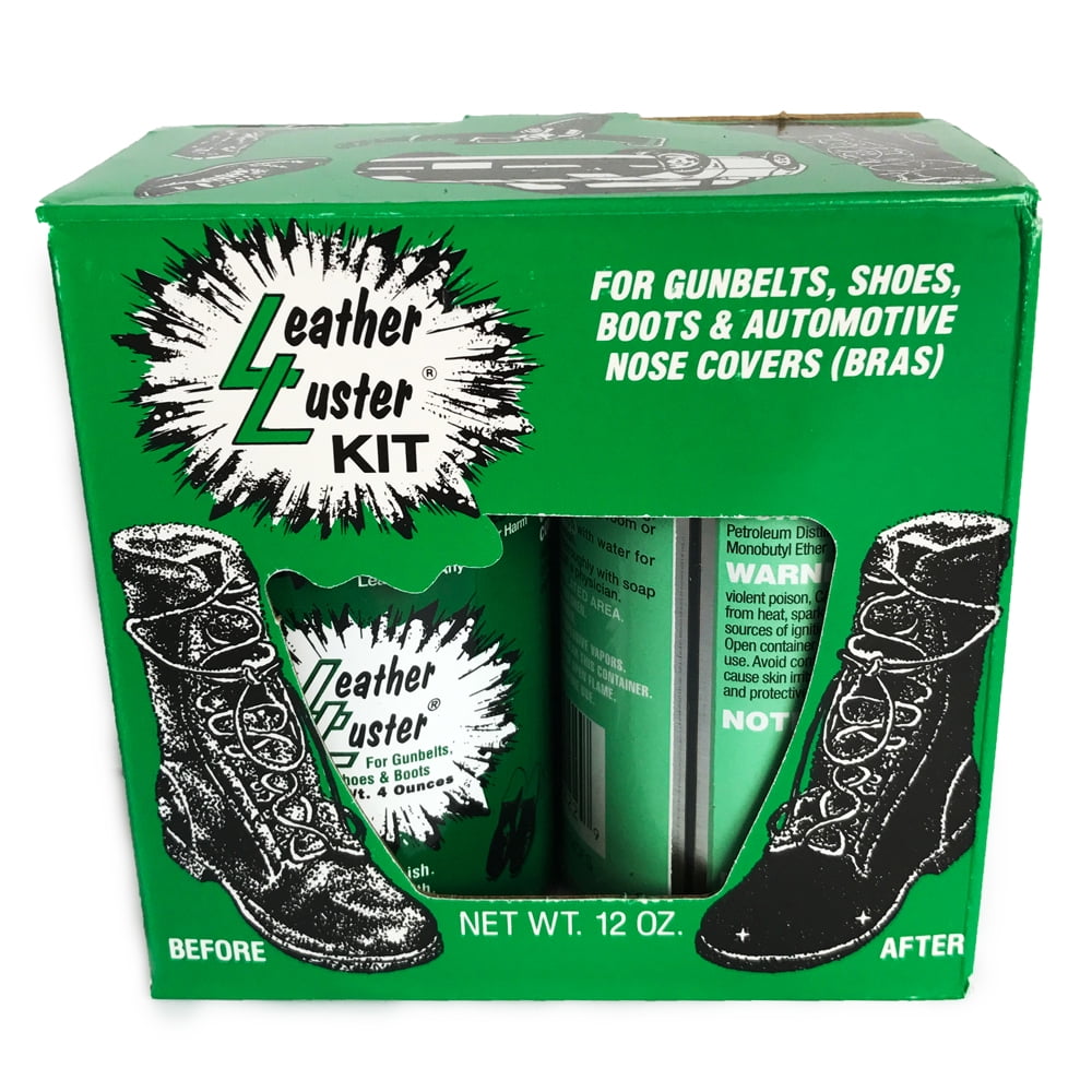 Leather Luster, Leather Sheen Cleaning Kit, Pre-Cleaner, Twin Pack ...