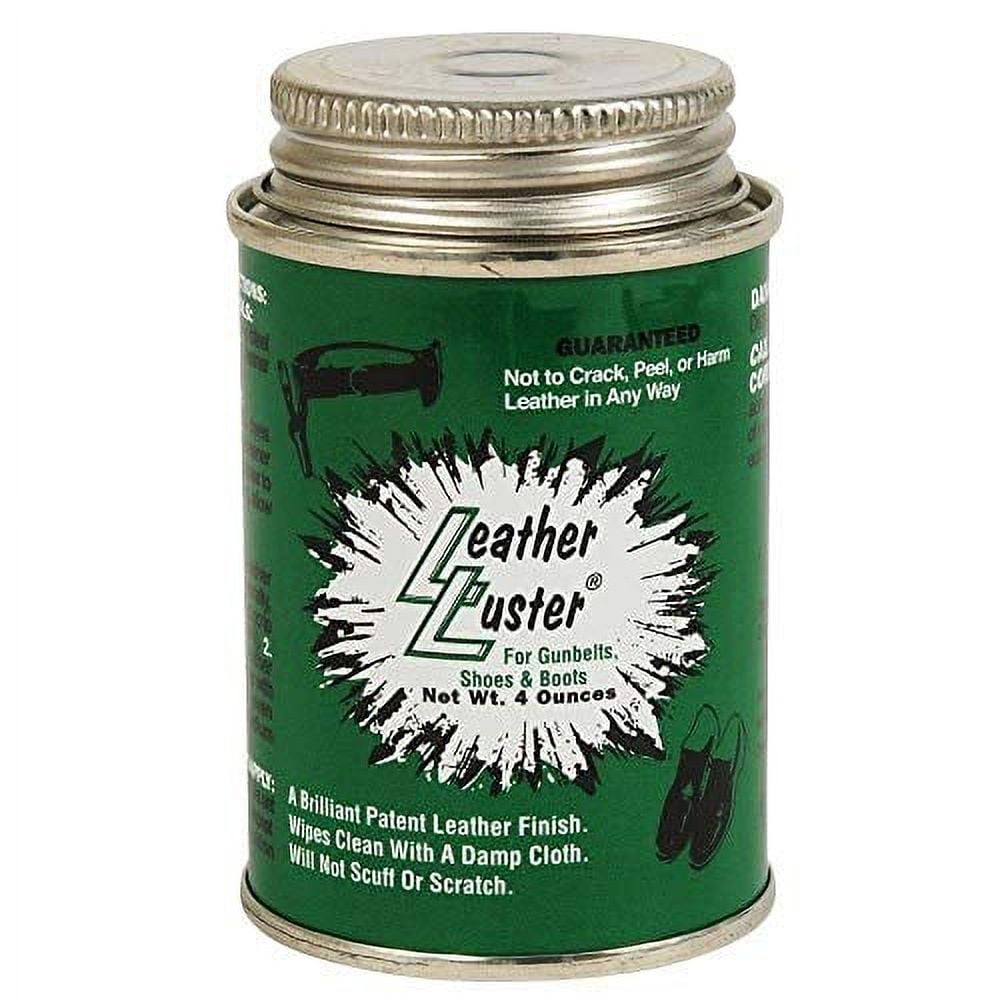 Leather Luster Leather Polish Liquid, 4 Ounce, Black - Walmart.com