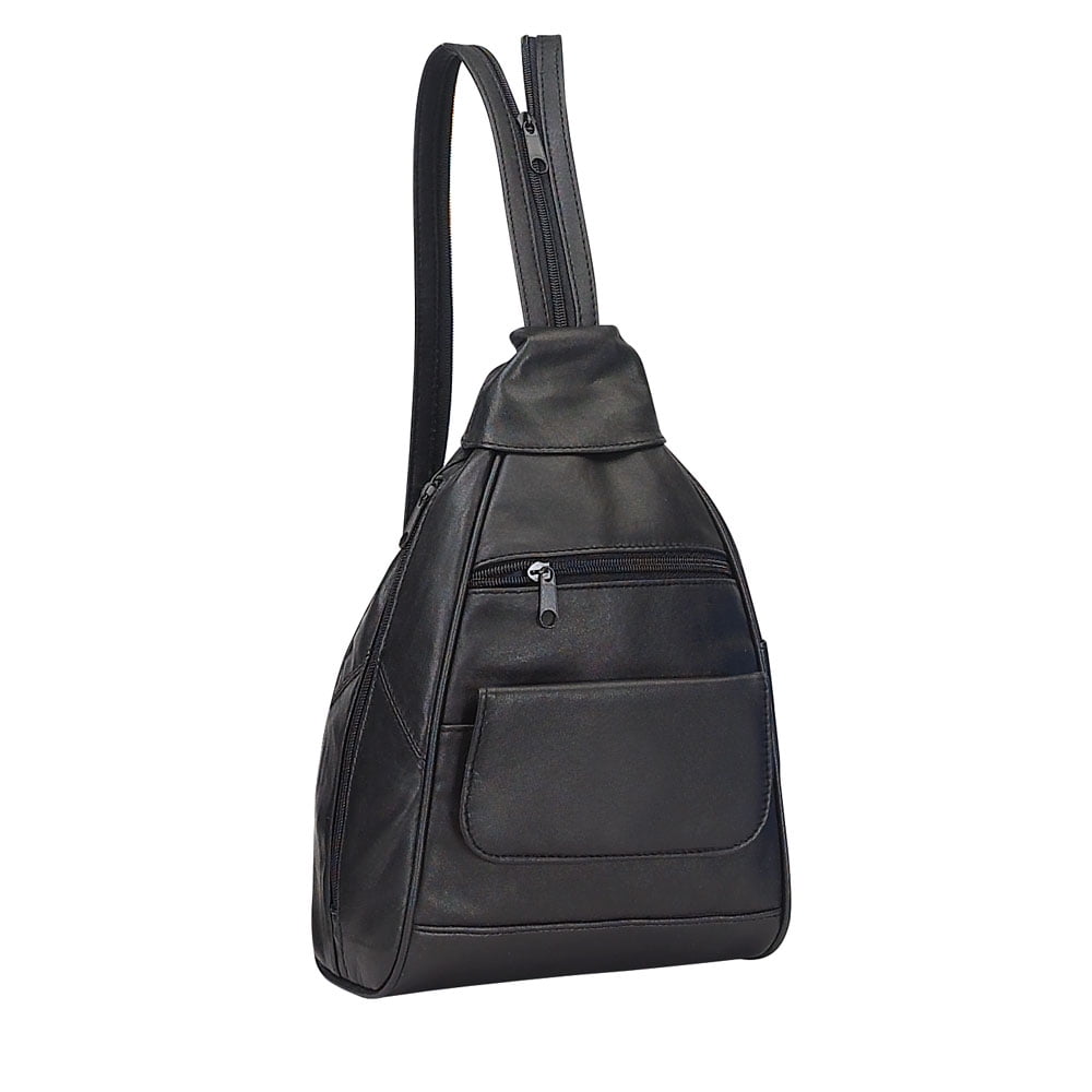 Leather Mini Backpack - Walmart.com