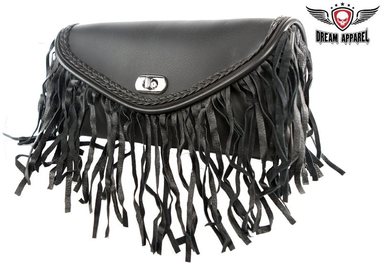 Leather Motorcycle Windshield Bag - Walmart.com