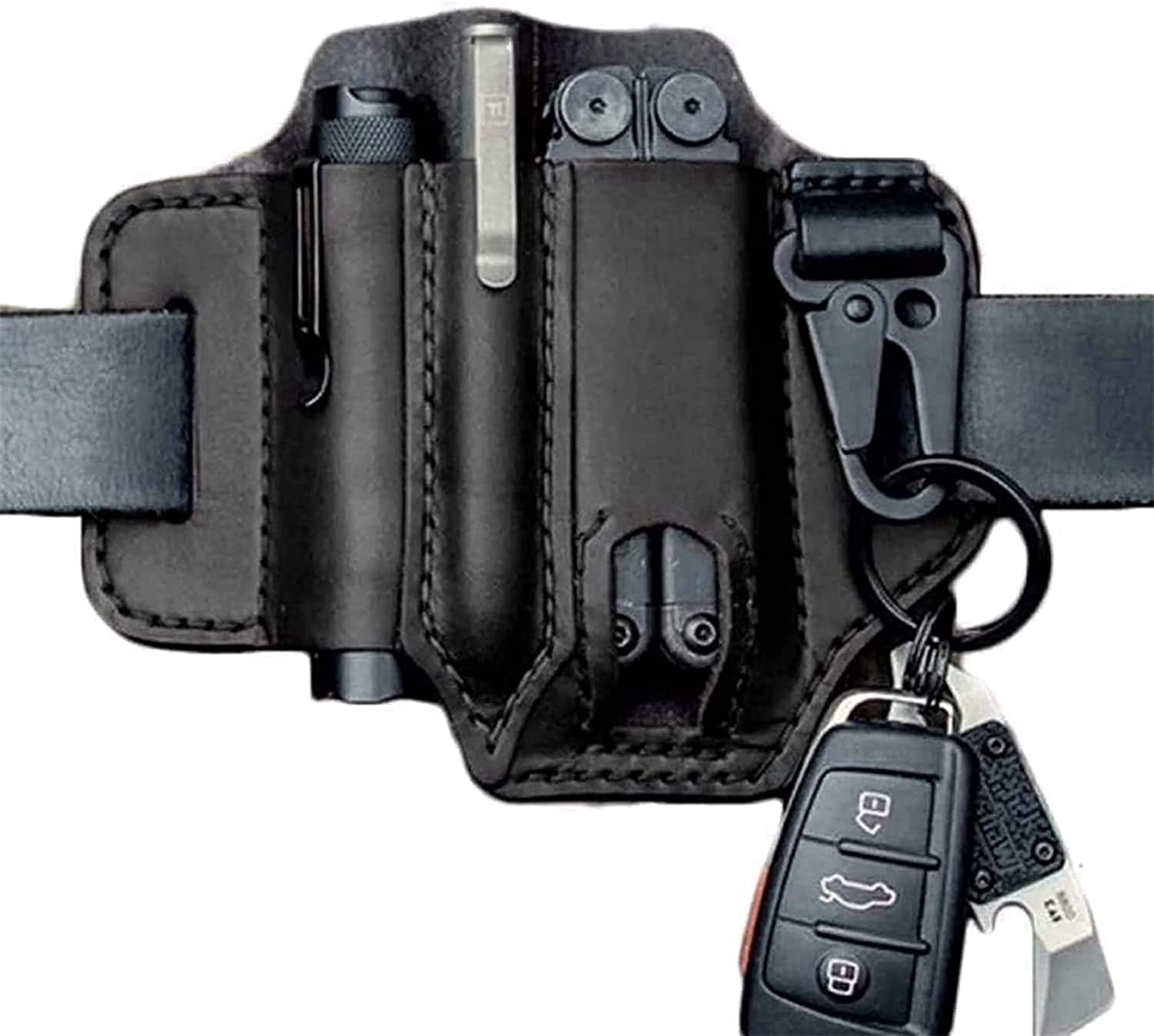 Leather Multi Tool Sheath Pocket Organizer,Multi-Function Tool Sheath ...
