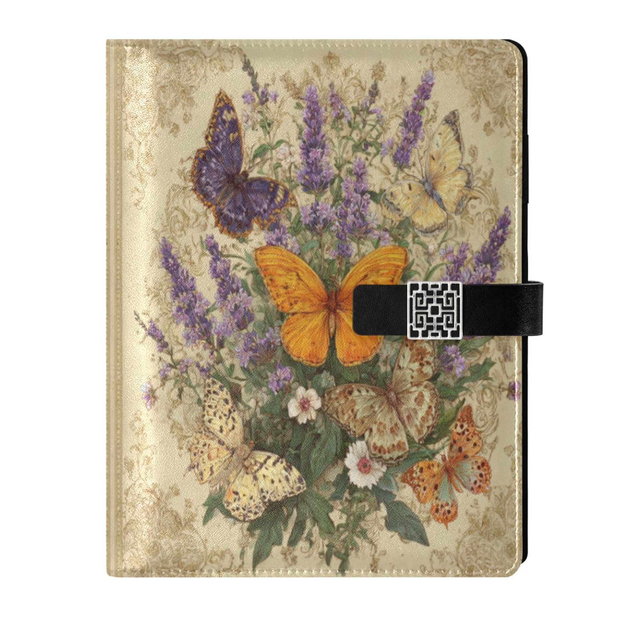 Leather Notebook with Pen Holder Writing Notepad Includes 100 Pages ...