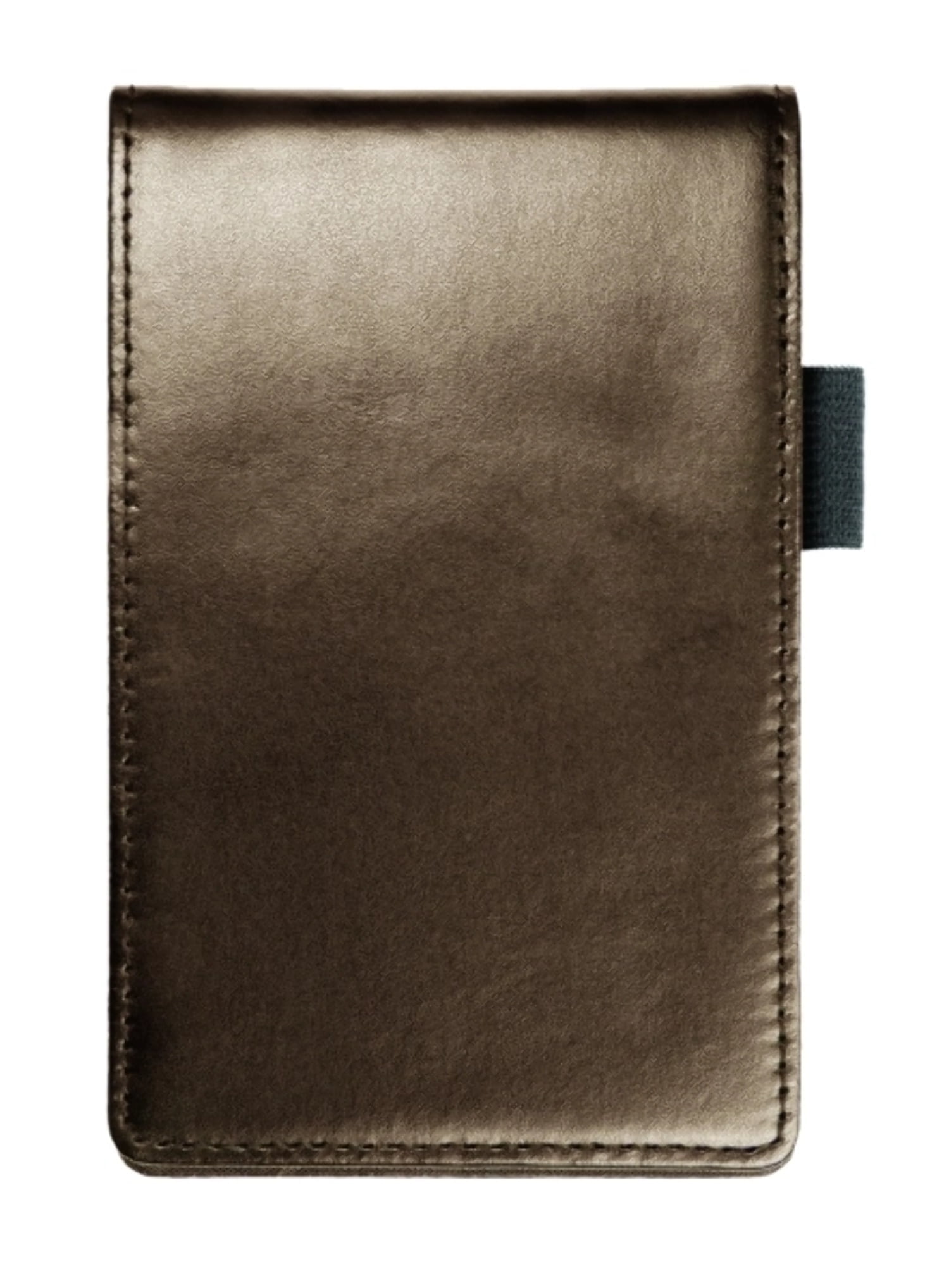 Hero’s Pride Leather Notepad Case with Pen Holder – Brown, Plain Finish ...