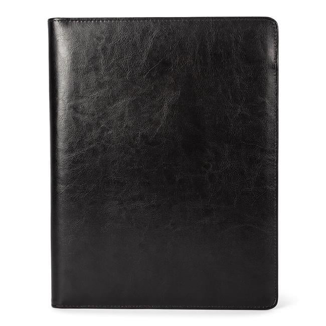 Leather Padfolio - Black - Walmart.com
