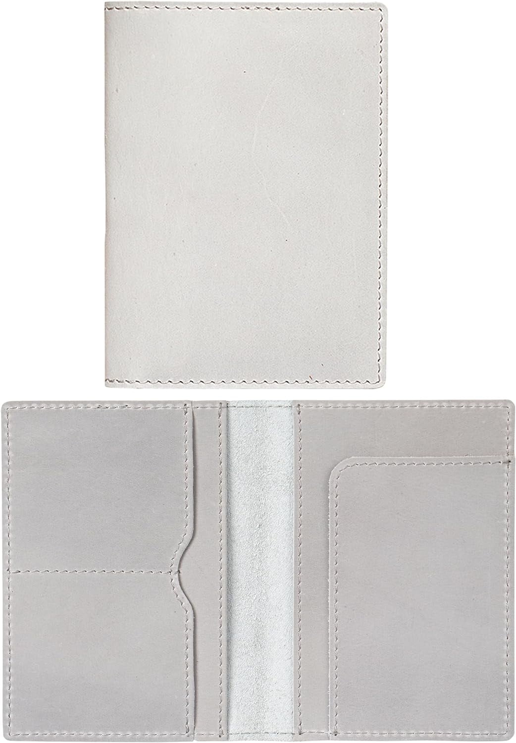 Leather Passport Holder, Handmade Passport Cover with Card and Ticket ...