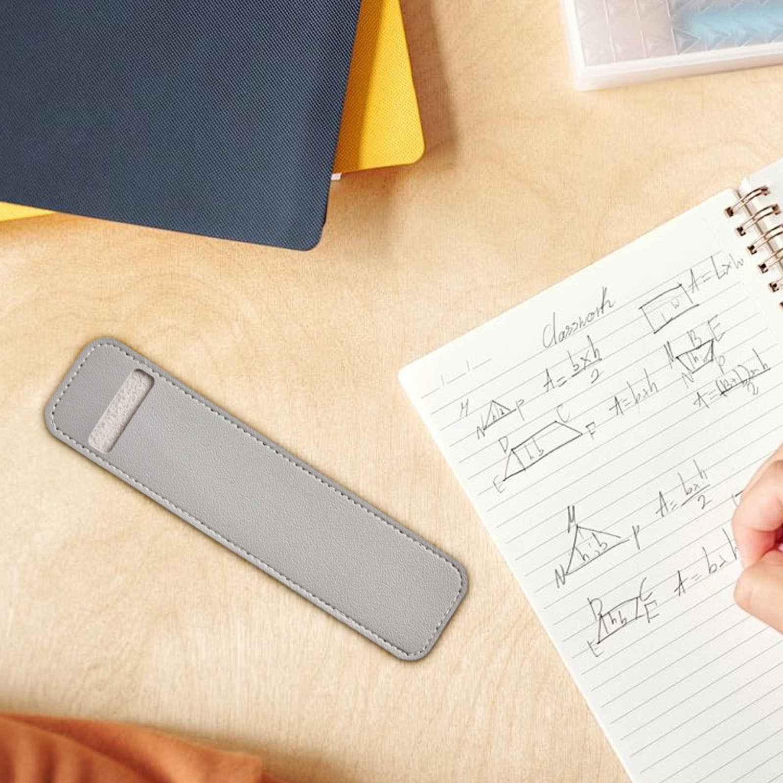 Leather Pen Case, Microfiber Storage, Slim Design, For Office Travel ...