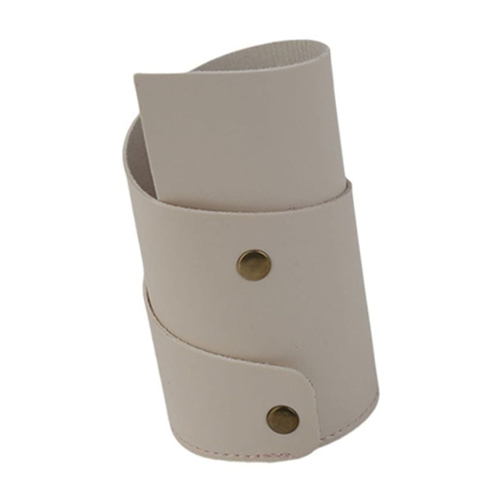 Leather Pen Container Space Saving Pen Organizer For Office Desk ...