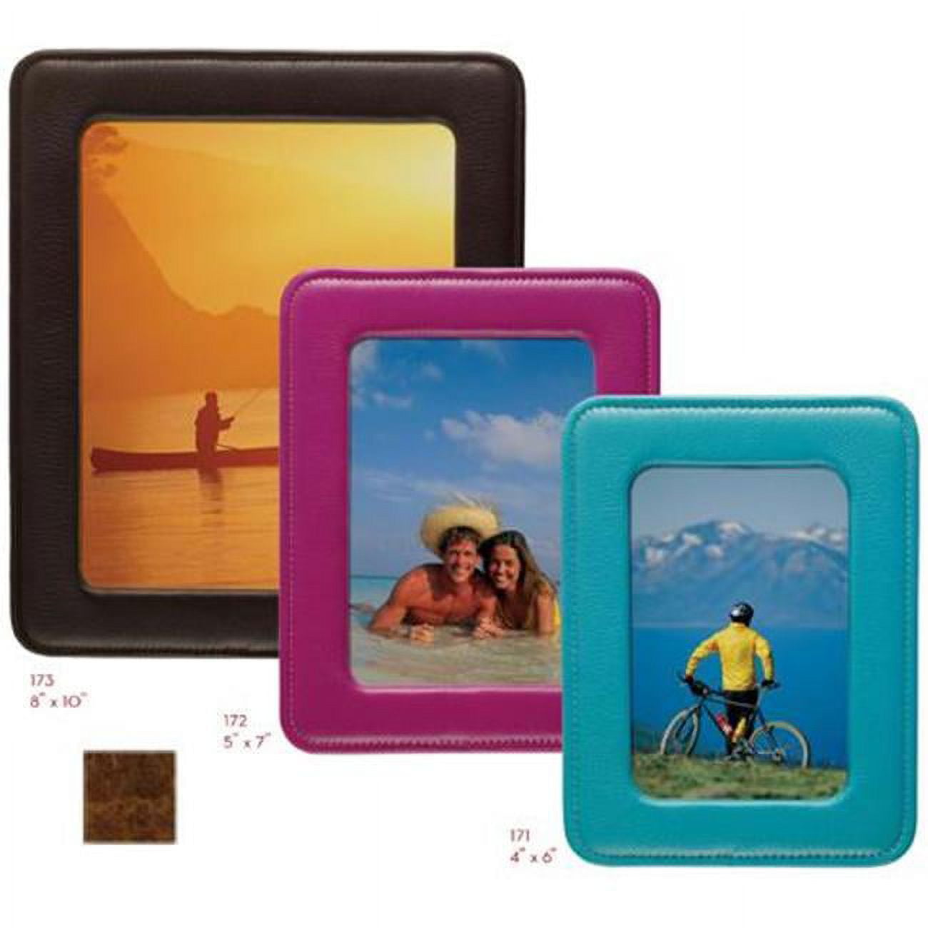 Leather Photo Frames - Cognac - Walmart.com