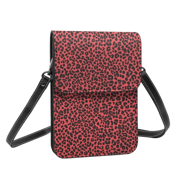 Leather Portable Mobile Phone Bag Purse Purse Satchels 5.3×7.5in ...