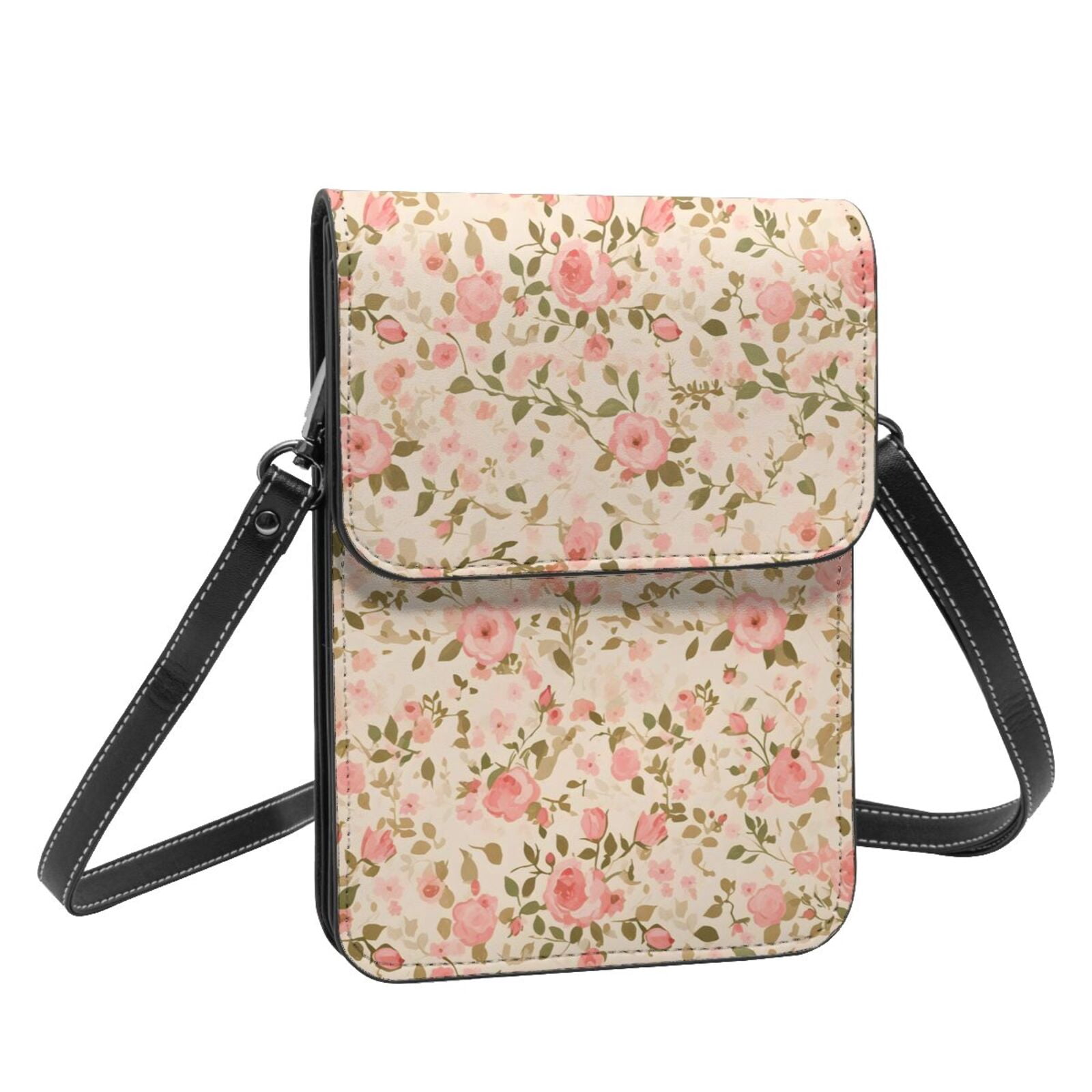 Leather Portable Mobile Phone Bag Purse Purse Satchels 5.3×7.5in ...