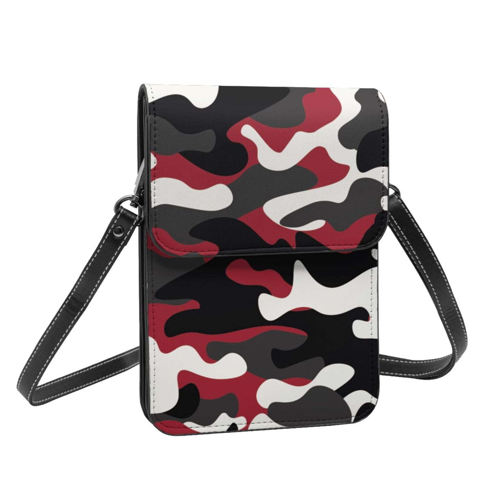 Leather Portable Phone Bag Wrist Coin Purse Women'S Crossbody Bag Mini ...