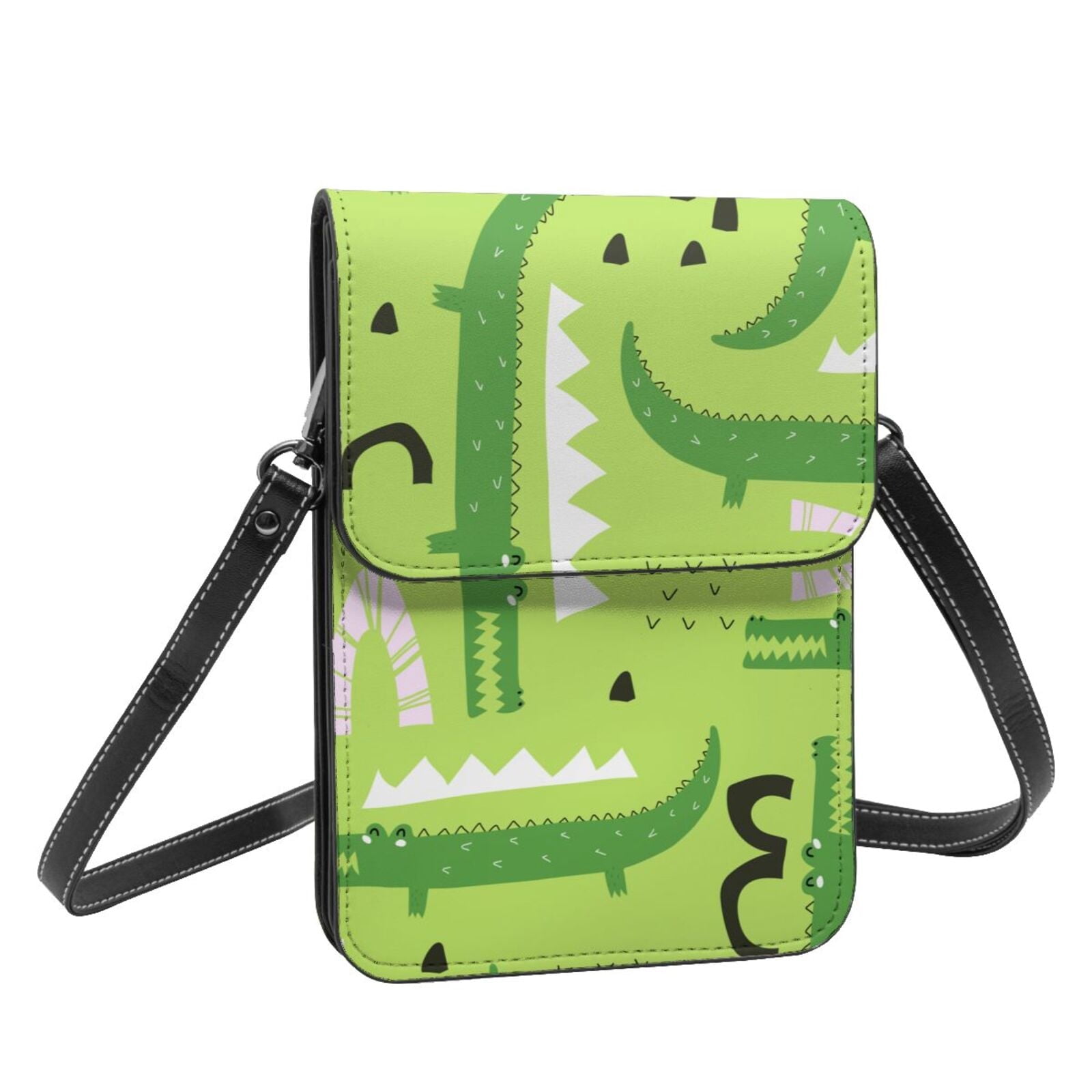 Leather Portable Phone Bag Wrist Coin Purse Women'S Crossbody Bag Mini ...