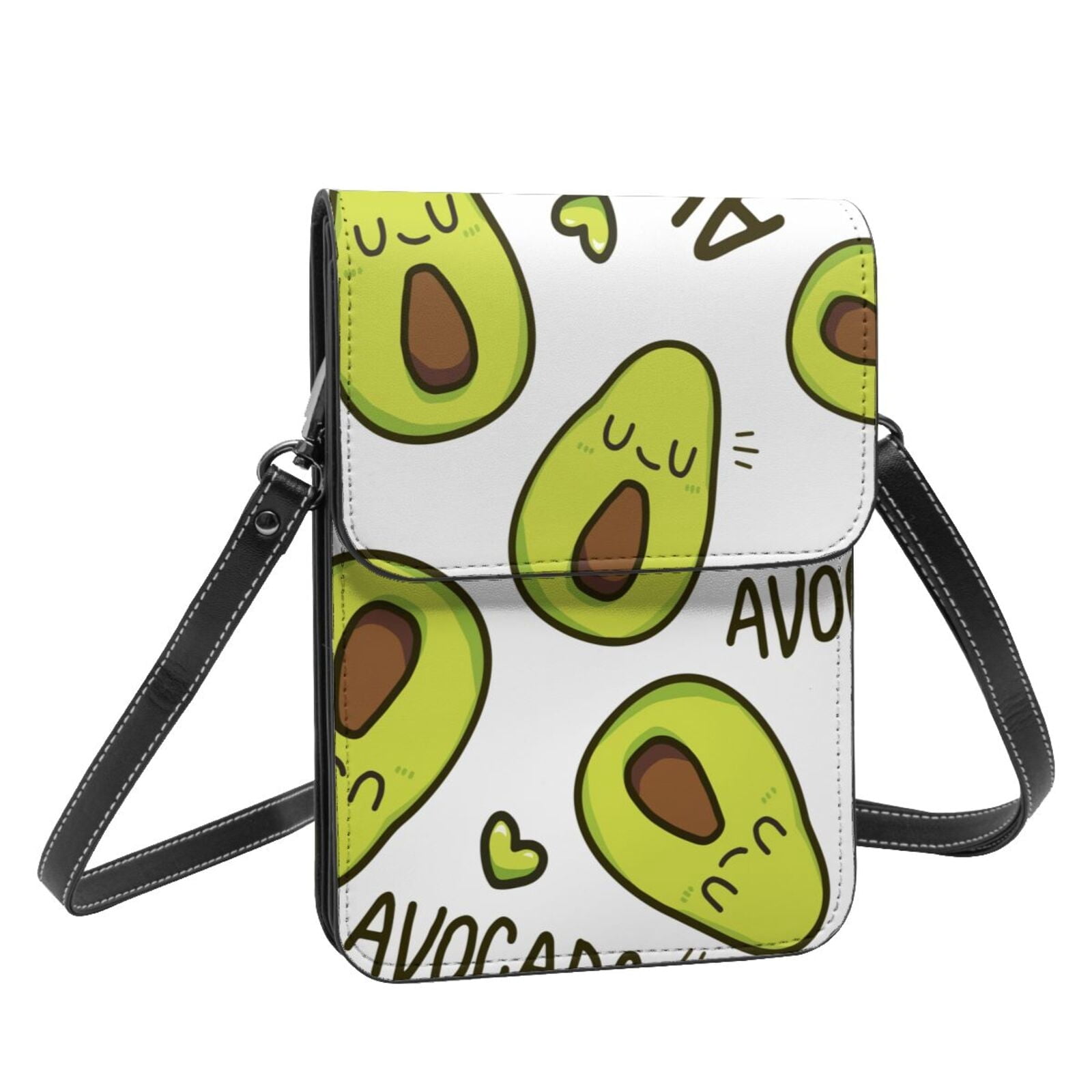 Leather Portable Phone Bag Wrist Coin Purse Women'S Crossbody Bag Mini ...