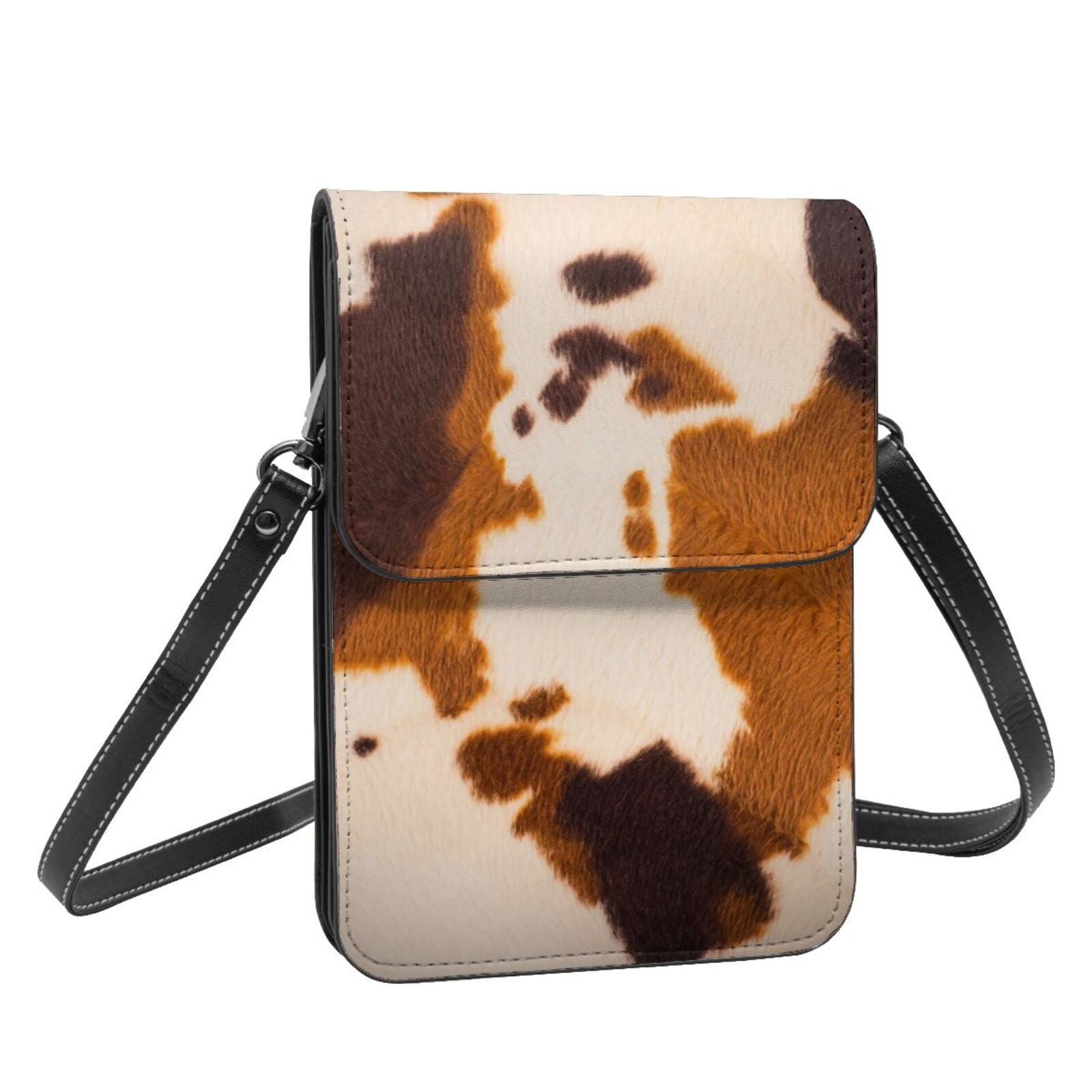 Leather Portable Phone Bag Wrist Coin Purse Women'S Crossbody Bag Mini ...