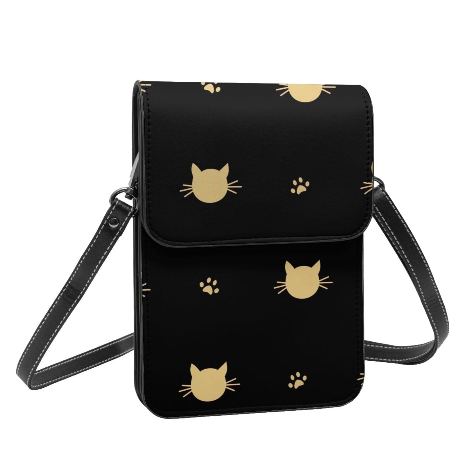Leather Portable Phone Bag Wrist Coin Purse Women'S Crossbody Bag Mini ...