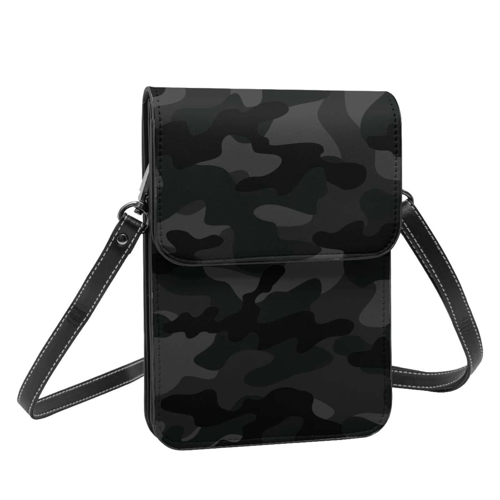 Leather Portable Phone Bag Wrist Coin Purse Women'S Crossbody Bag Mini ...