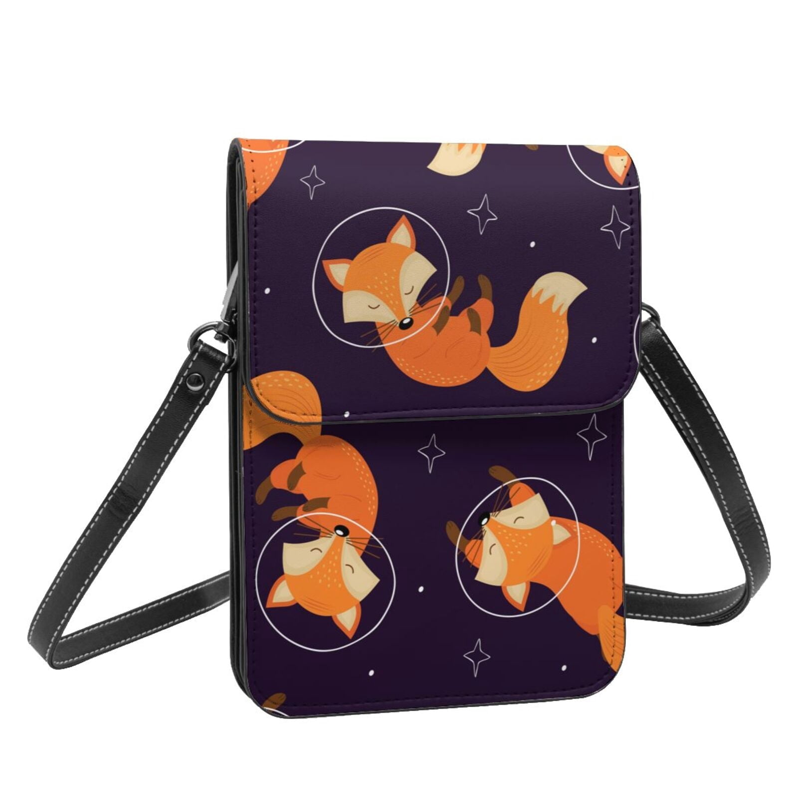 Leather Portable Phone Bag Wrist Coin Purse Women'S Crossbody Bag Mini ...