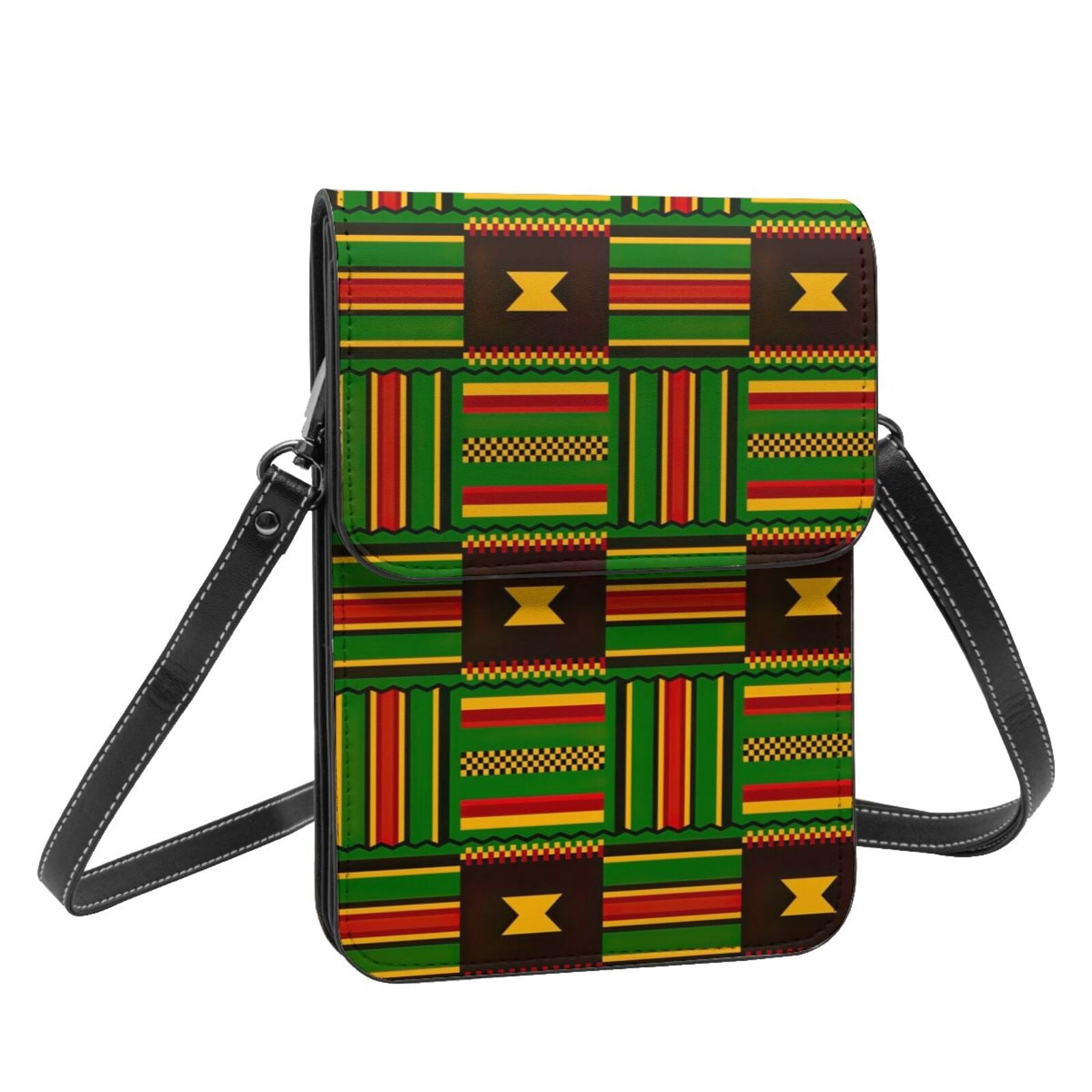 Leather Portable Phone Bag Wrist Coin Purse Women'S Crossbody Bag Mini ...
