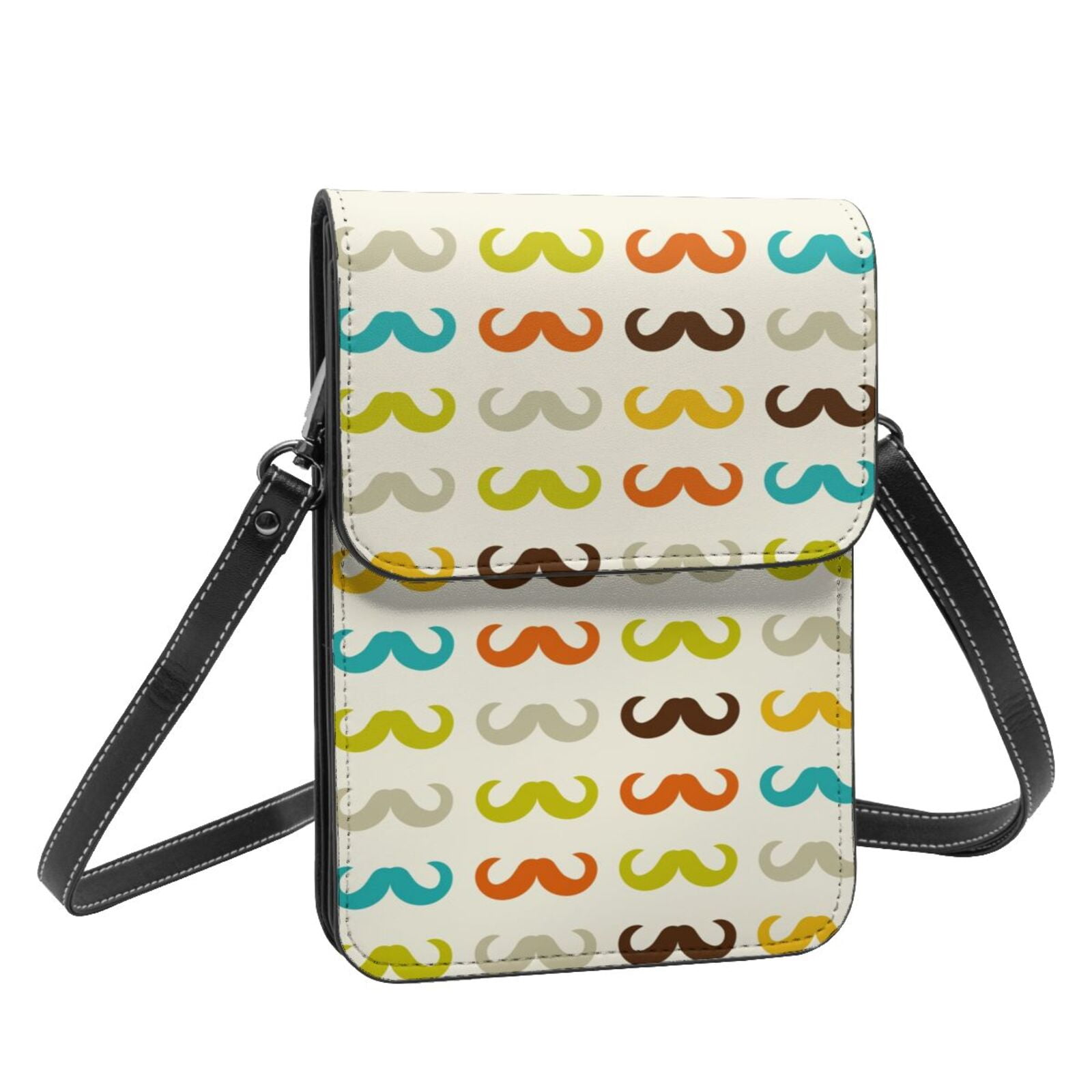 Leather Portable Phone Bag Wrist Coin Purse Women'S Crossbody Bag Mini ...