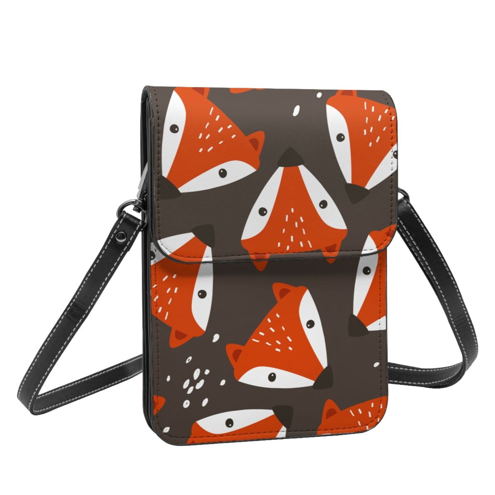 Leather Portable Phone Bag Wrist Coin Purse Women'S Crossbody Bag Mini ...