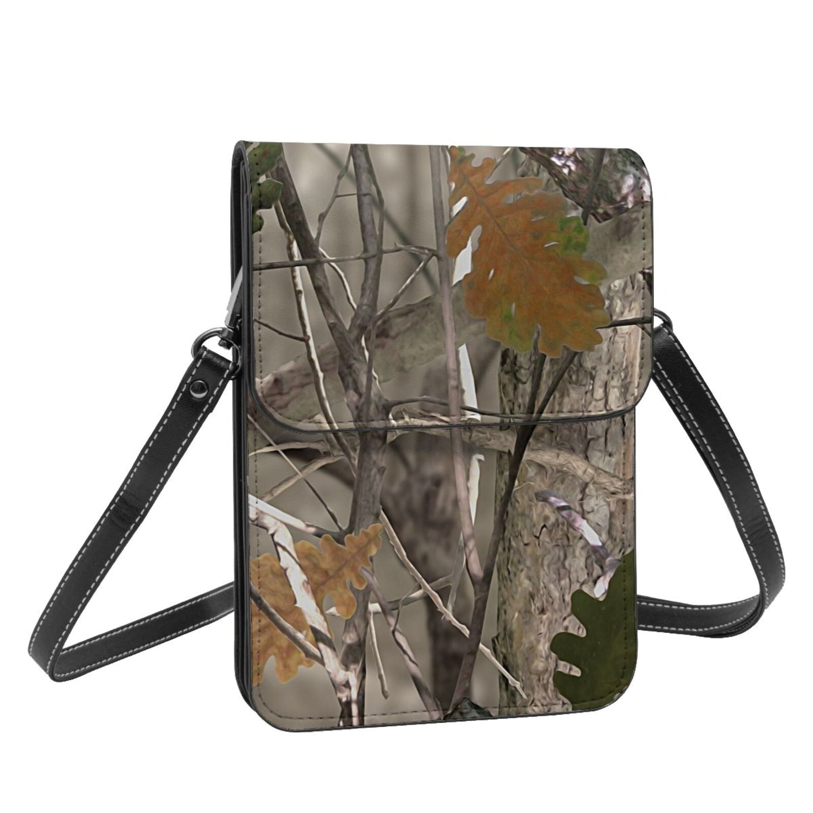 Leather Portable Phone Bag Wrist Coin Purse Women'S Crossbody Bag Mini ...