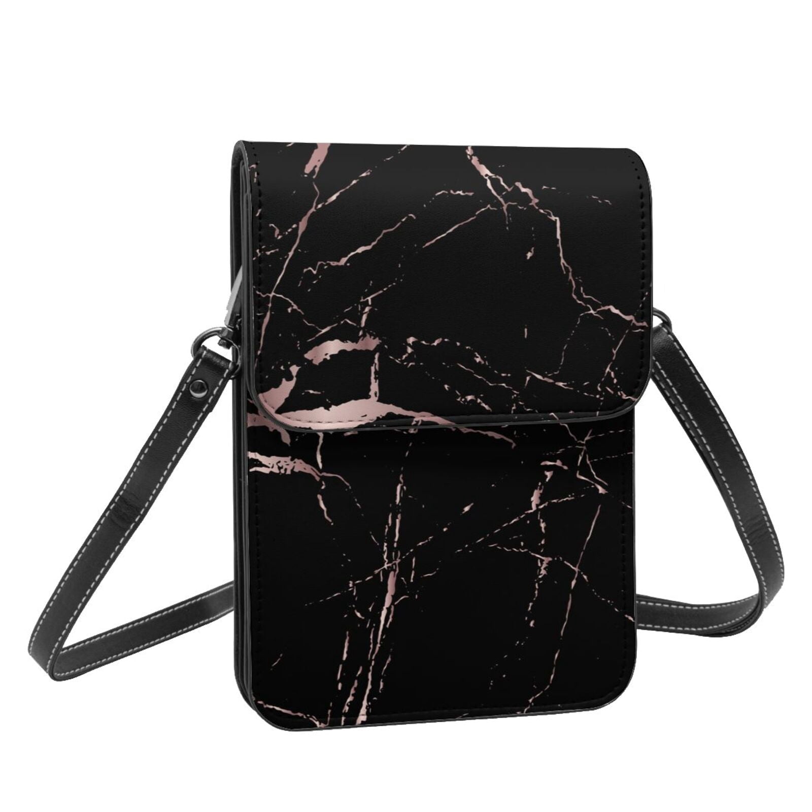 Leather Portable Phone Bag Wrist Coin Purse Women'S Crossbody Bag Mini ...